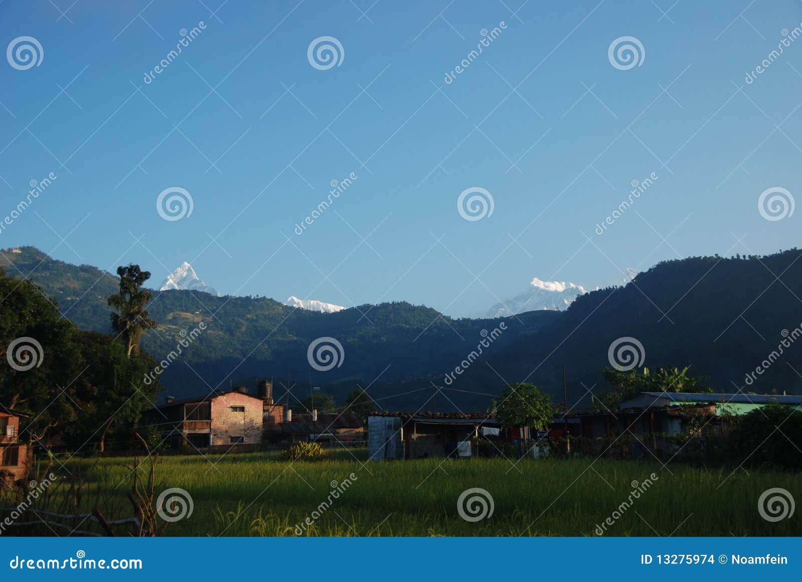 Nepali landscape stock photo. Image of view, urban, travel - 13275974