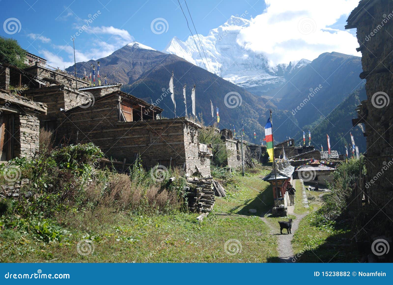 Nepali landscape stock photo. Image of nepali, annapurna - 15238882