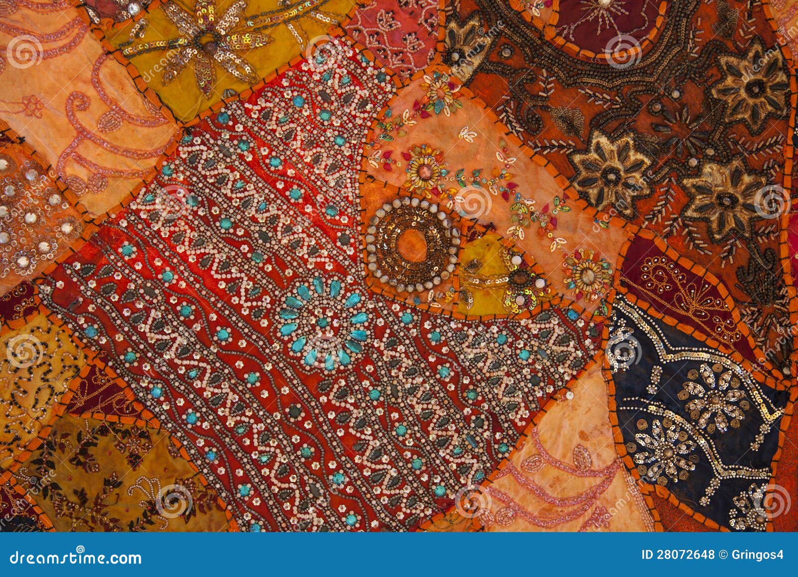 Nepali Patchwork Kathmandu Valley Stock Photo - Image of craft ...