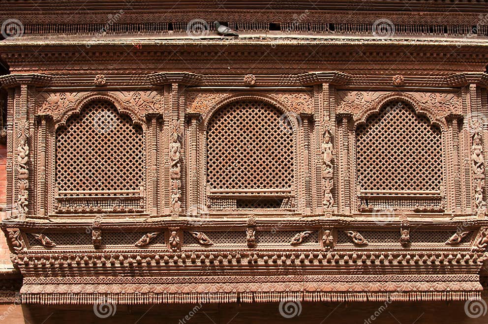 Nepali window stock photo. Image of kathmandu, nepal - 29007170