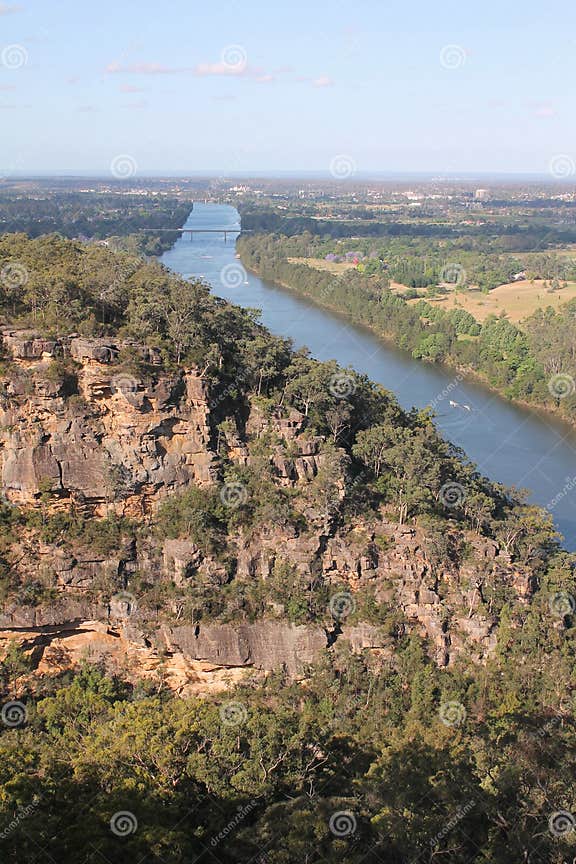 Nepean Valley stock image. Image of sandstone, sydney - 28756125