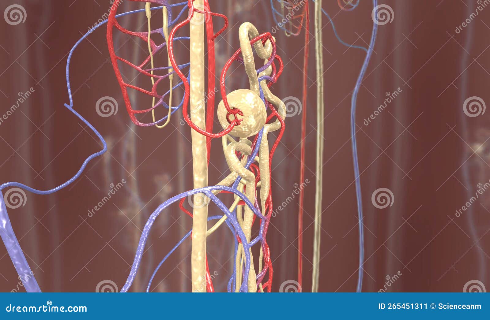 Nephron, the Structure that Actually Produces Urine in the Process of ...