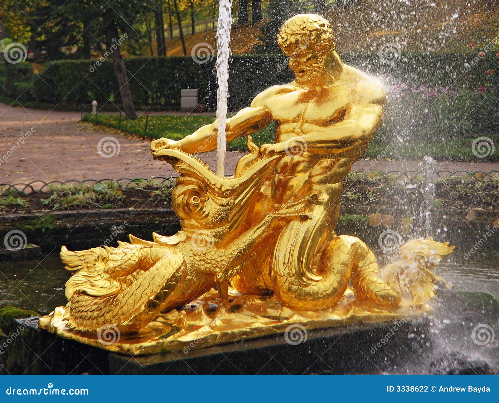 Neptun stock photo. Image of demolished, fountains, green - 3338622