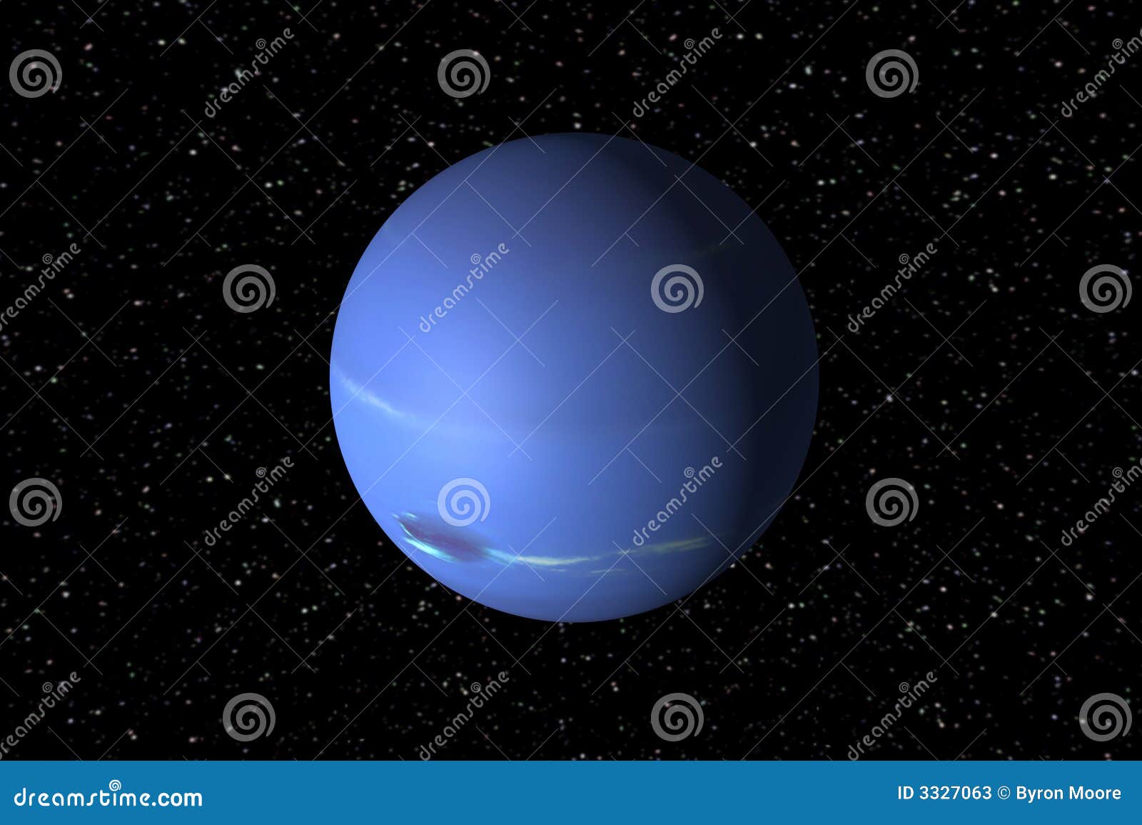Neptune stock illustration. Illustration of asteroid, astronomy - 3327063