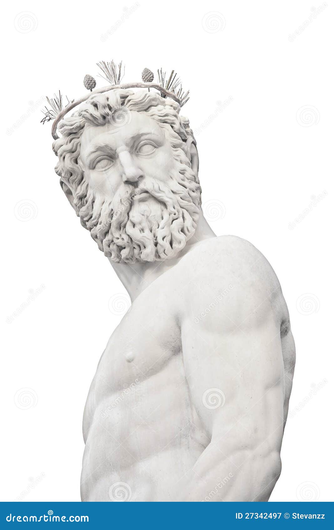 Neptune Statue Drawing