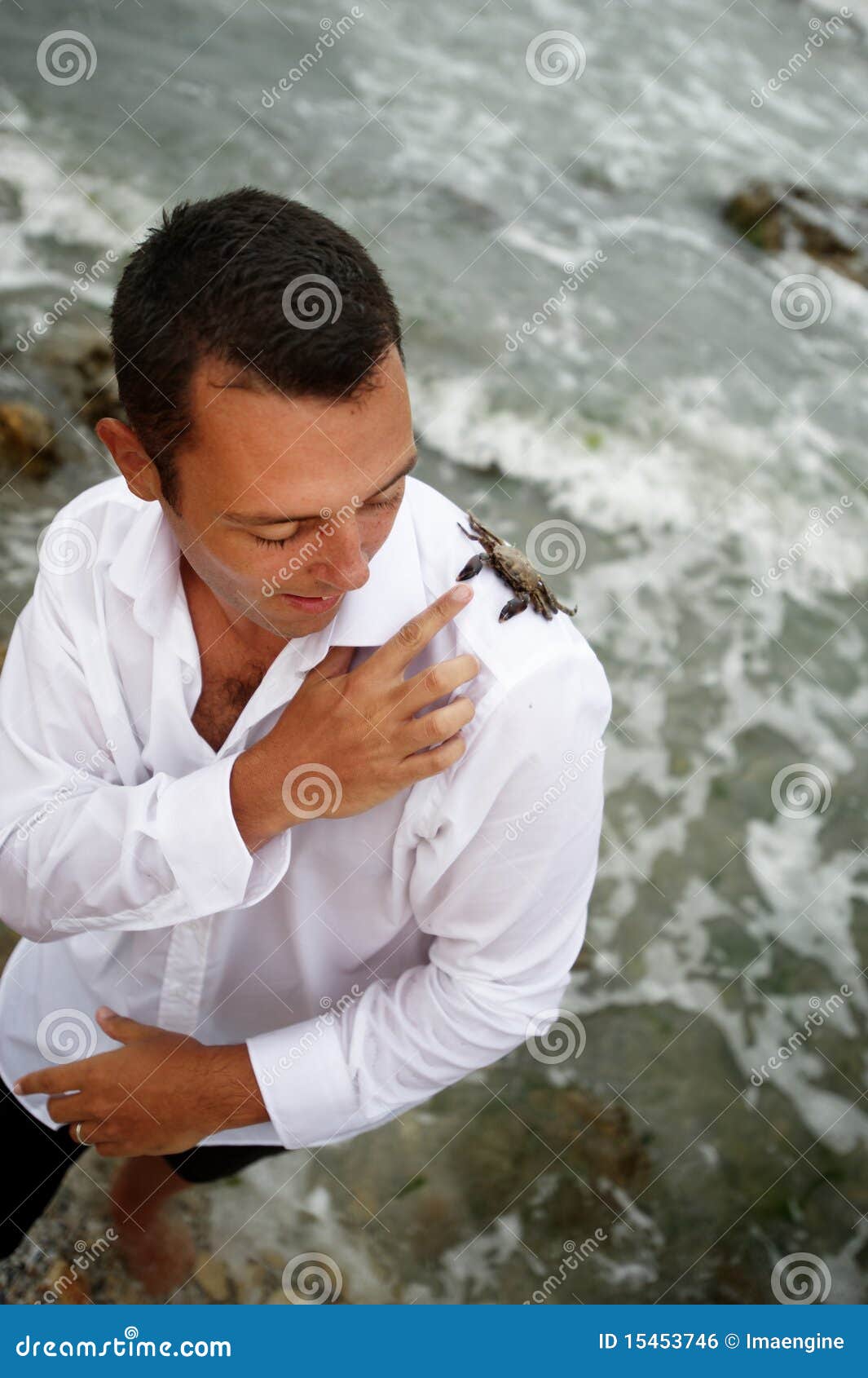 Neptune - man portrait stock photo. Image of freedom - 15453746