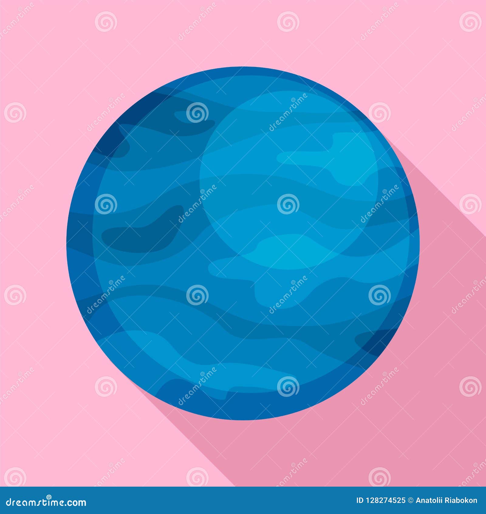 Neptune Planet Icon, Flat Style Stock Vector - Illustration of ... Neptune Planet Icon, Flat Style Stock Vector - Illustration of ...