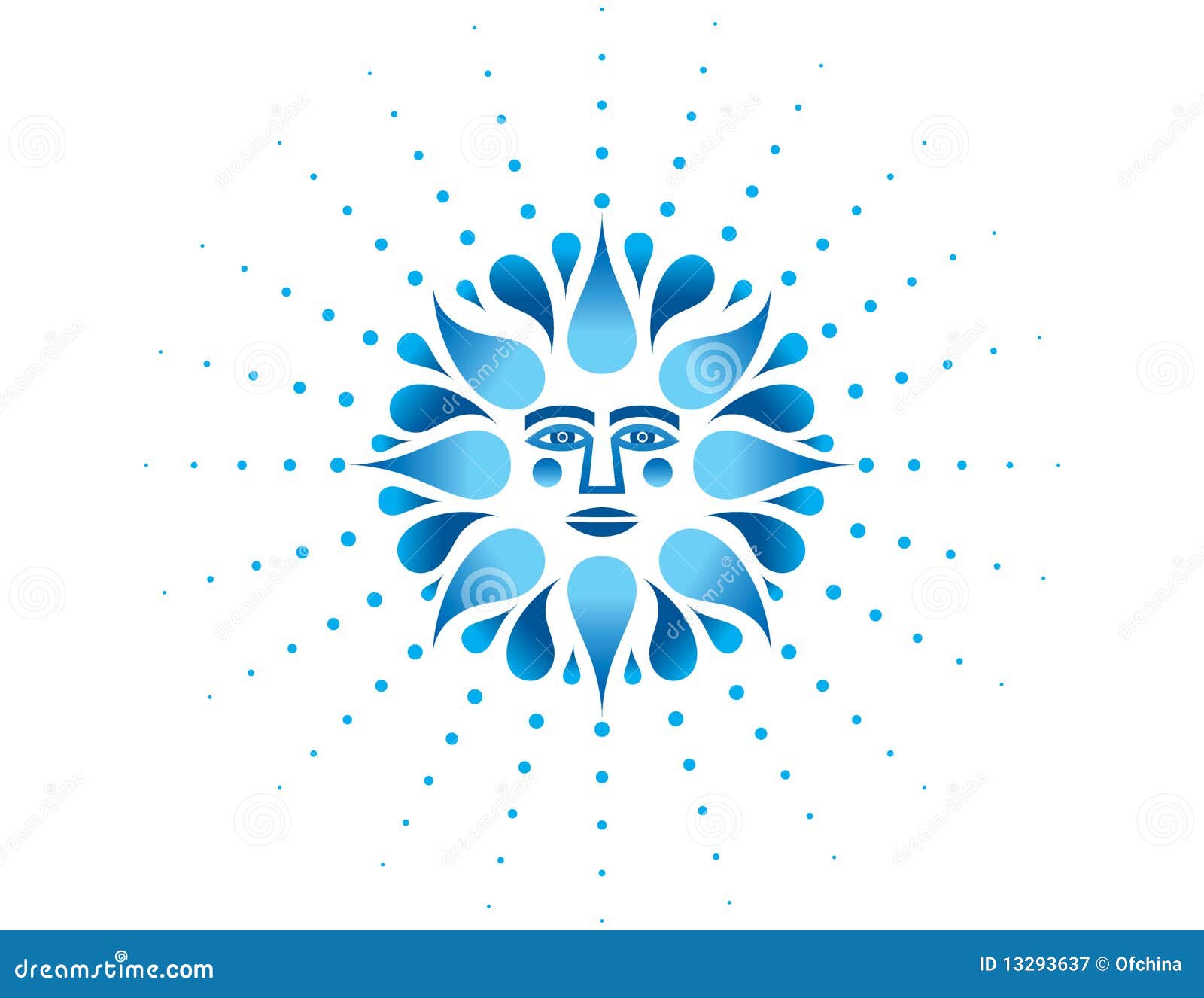 Neptune Poseidon On The Green Screen In The See Royalty-Free Cartoon ...