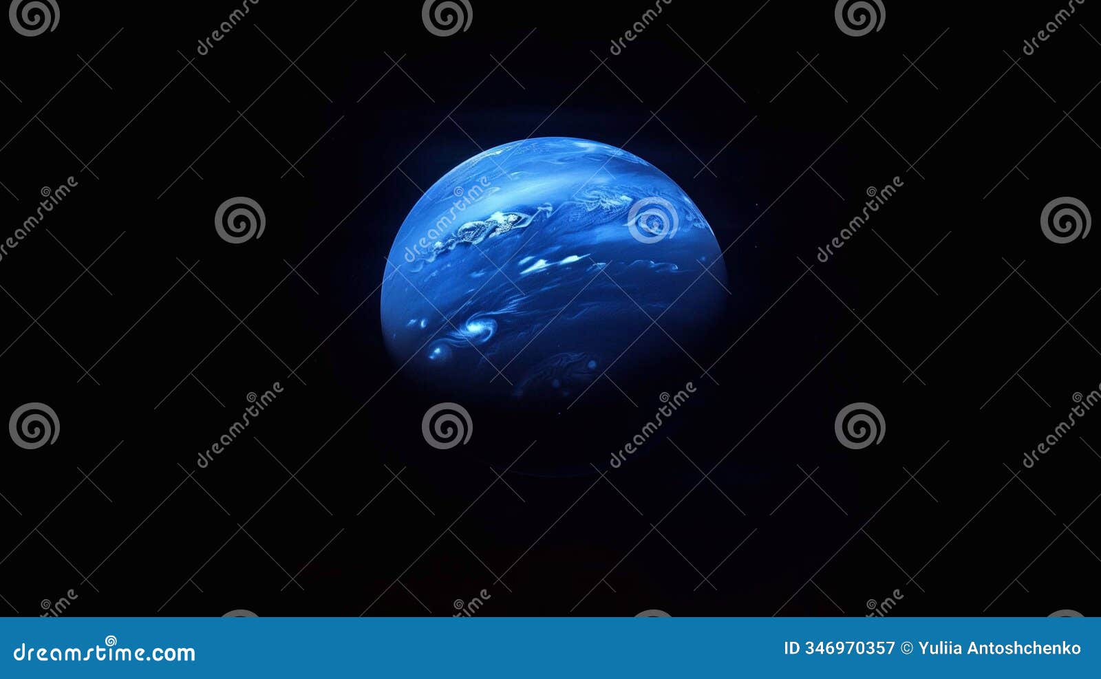 Neptune S Striking Blue Surface Reveals Swirling Clouds and Atmospheric ...