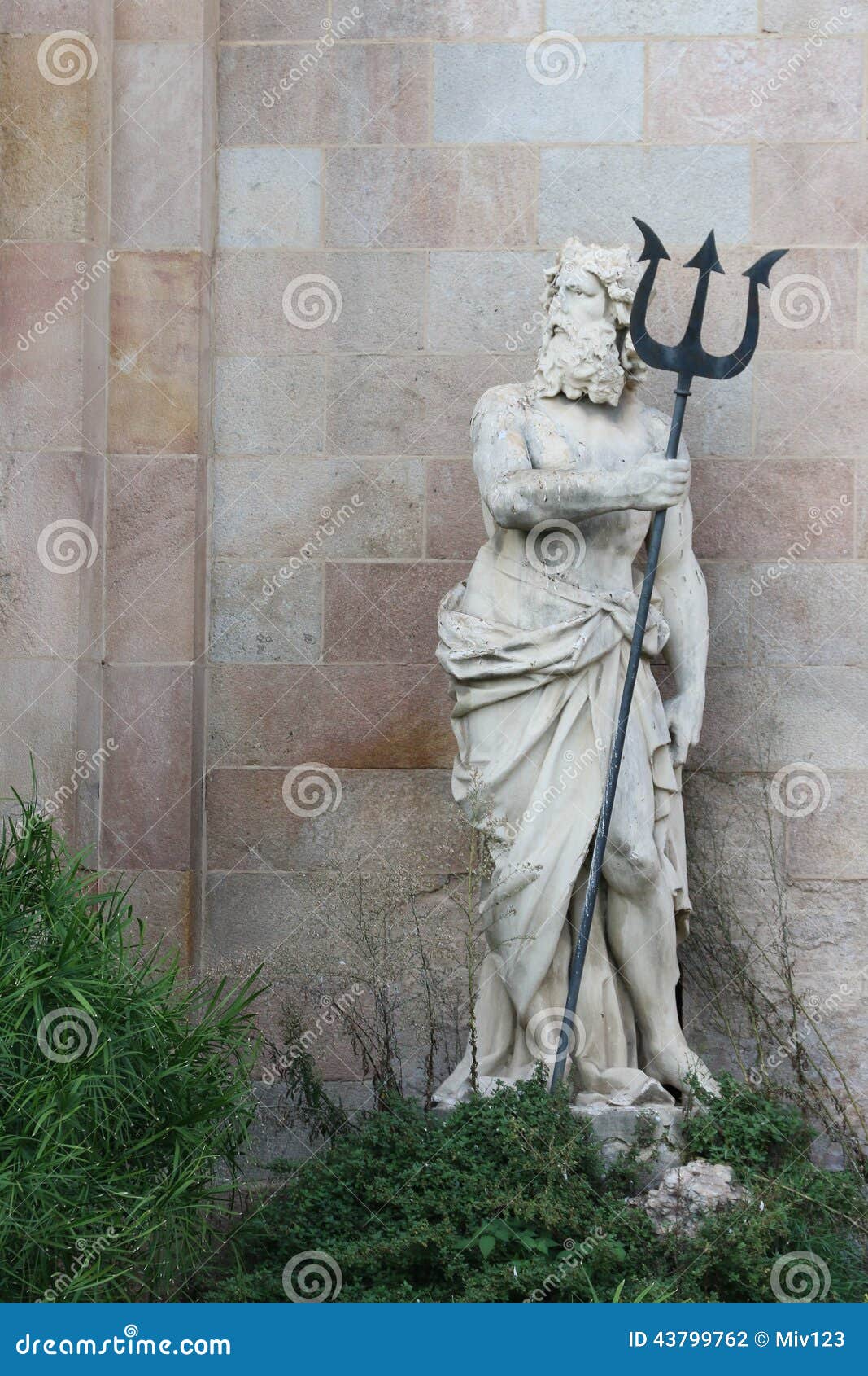 Neptune stock photo. Image of mythology, statue, religion - 43799762