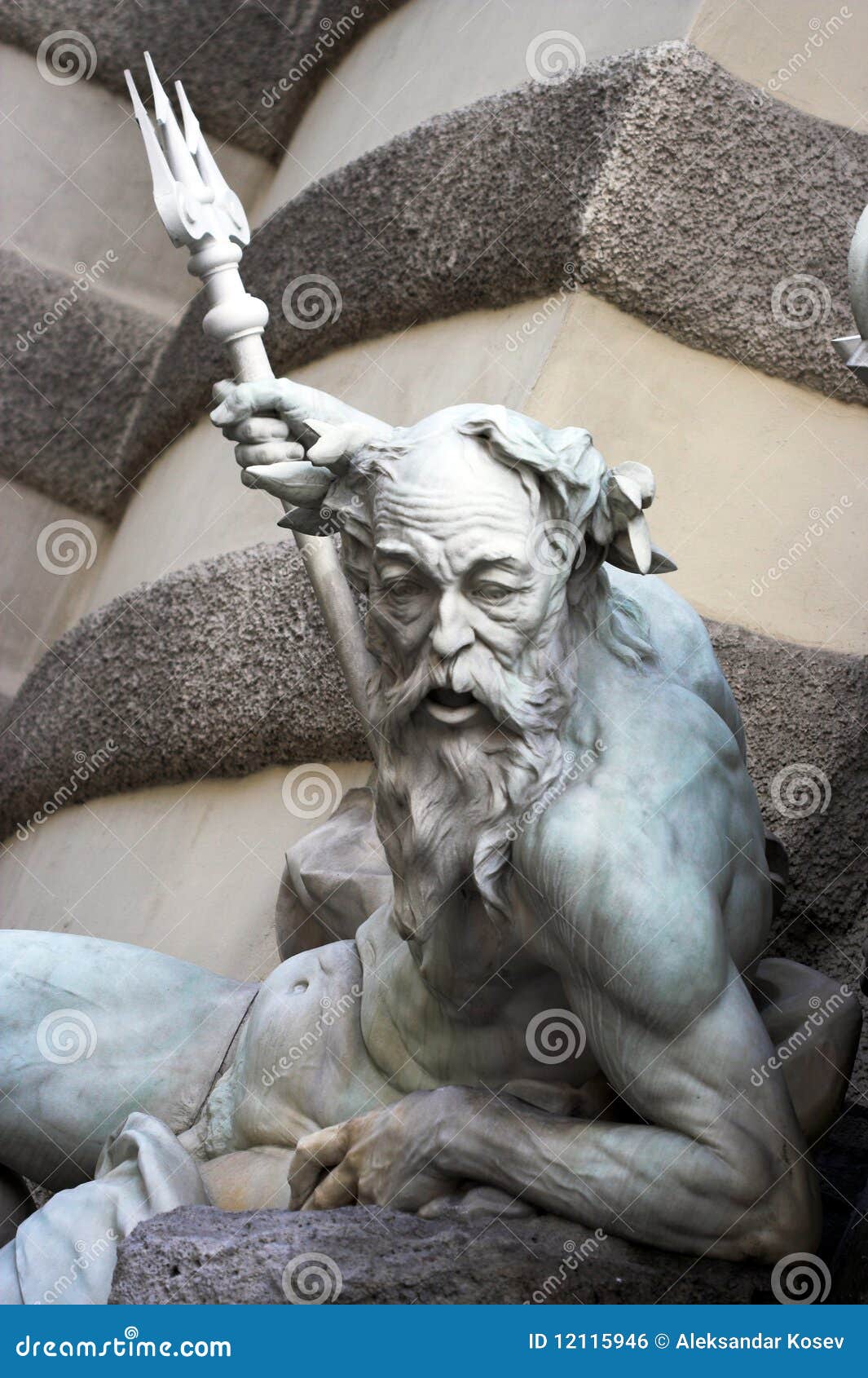Neptune statue stock photo. Image of historic, europe - 12115946