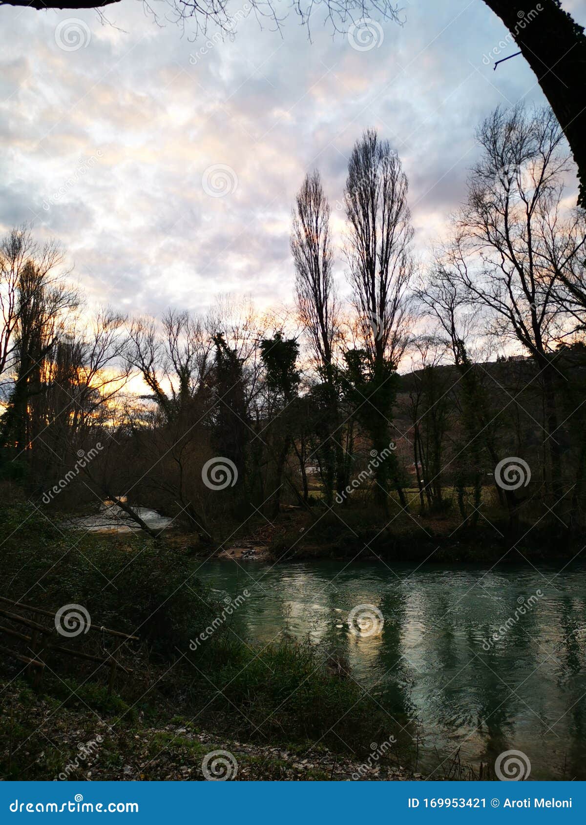 The Nera river stock image. Image of arrone, valnerina - 169953421