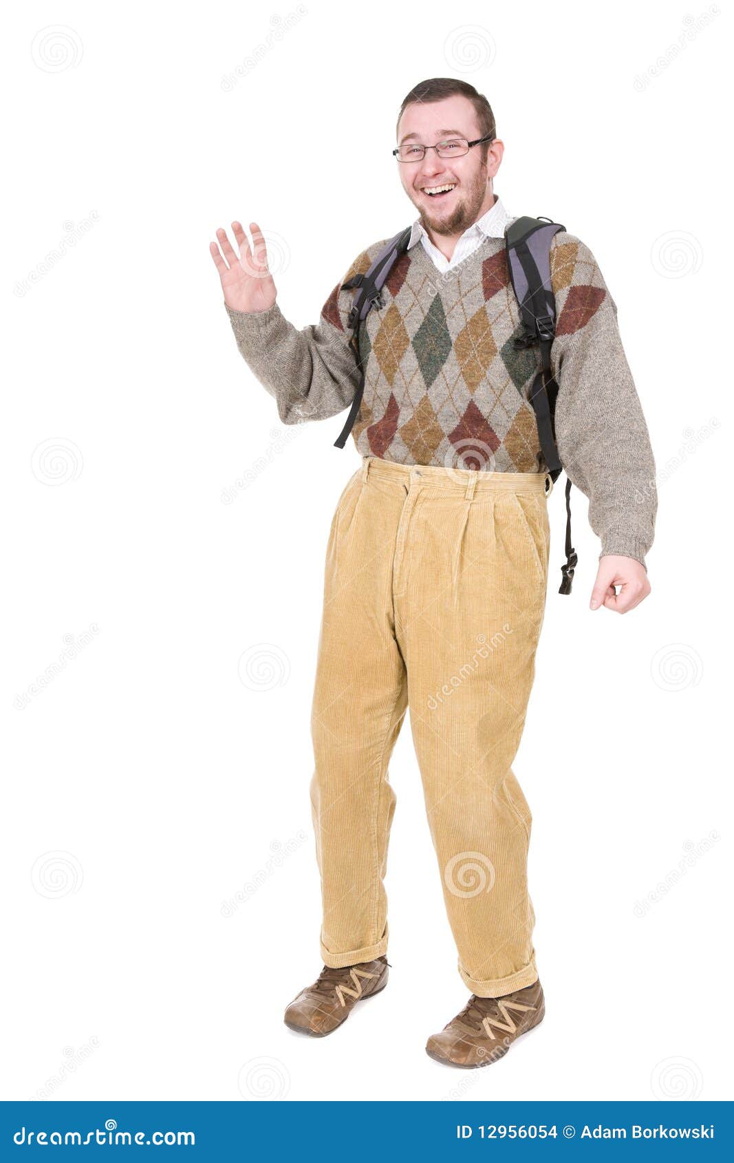 Nerd stock photo. Image of human, emotion, people, caucasian - 12956054