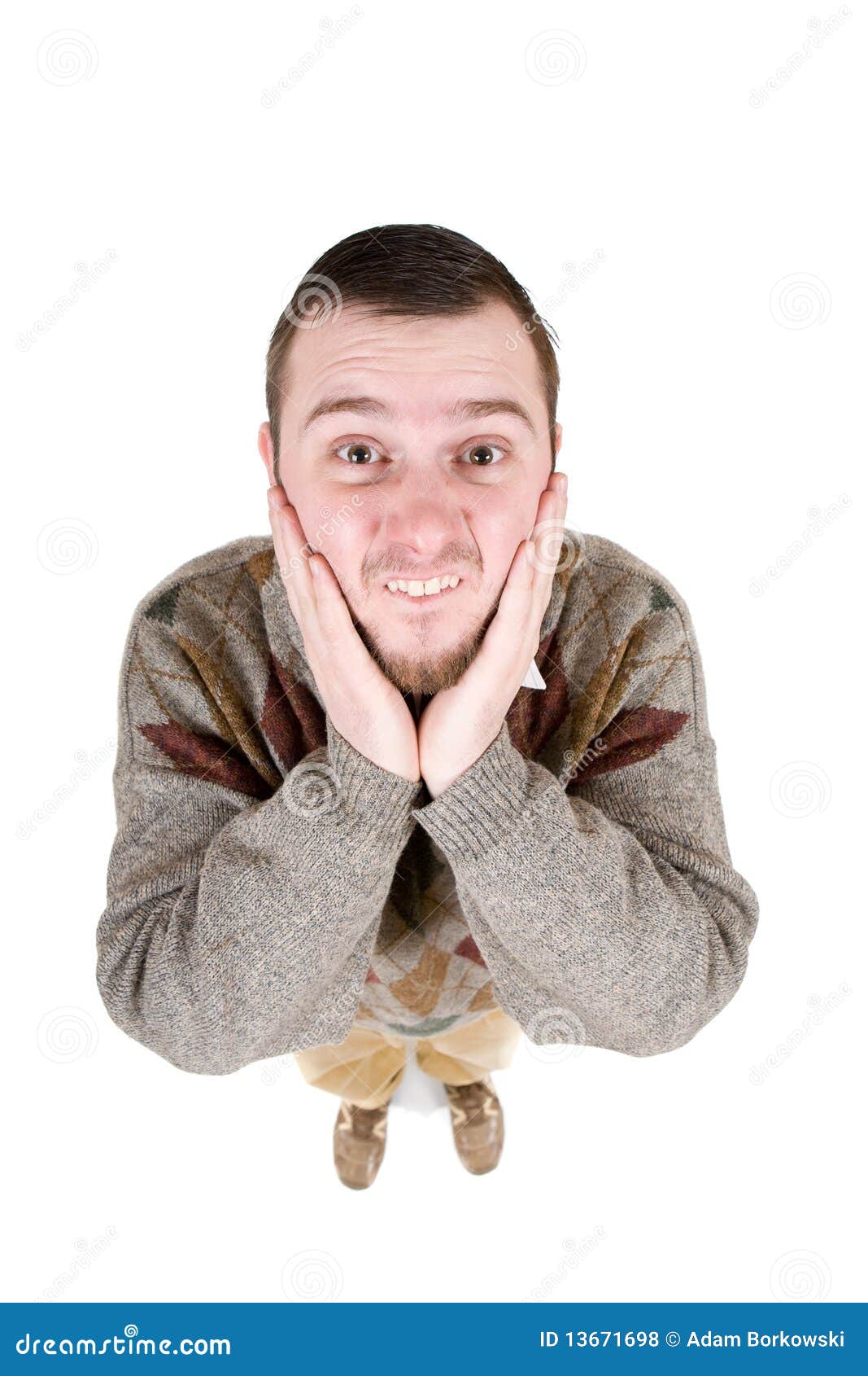 Nerd stock photo. Image of joke, friendly, expressive - 13671698