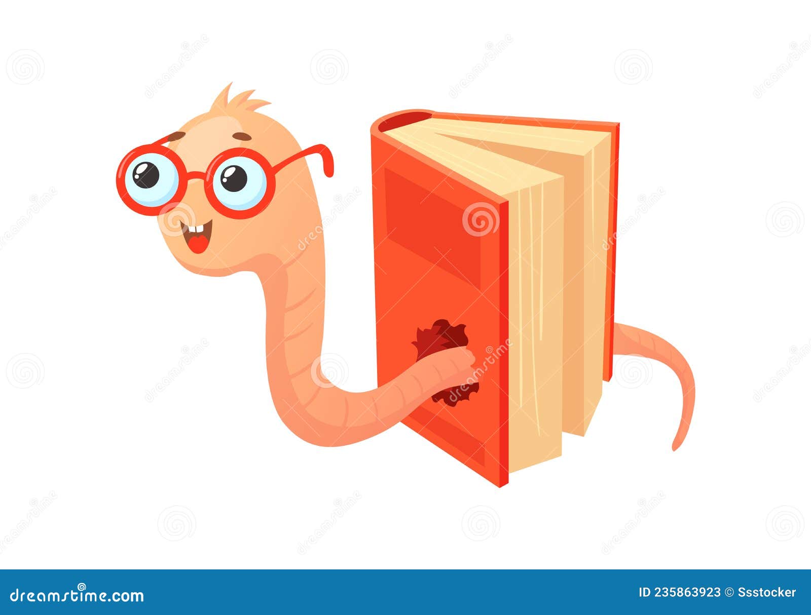 Nerd Bookworm. Cartoon Worm Learning of Kid Book for Student Education ... Nerd Bookworm. Cartoon Worm Learning of Kid Book for Student Education ...
