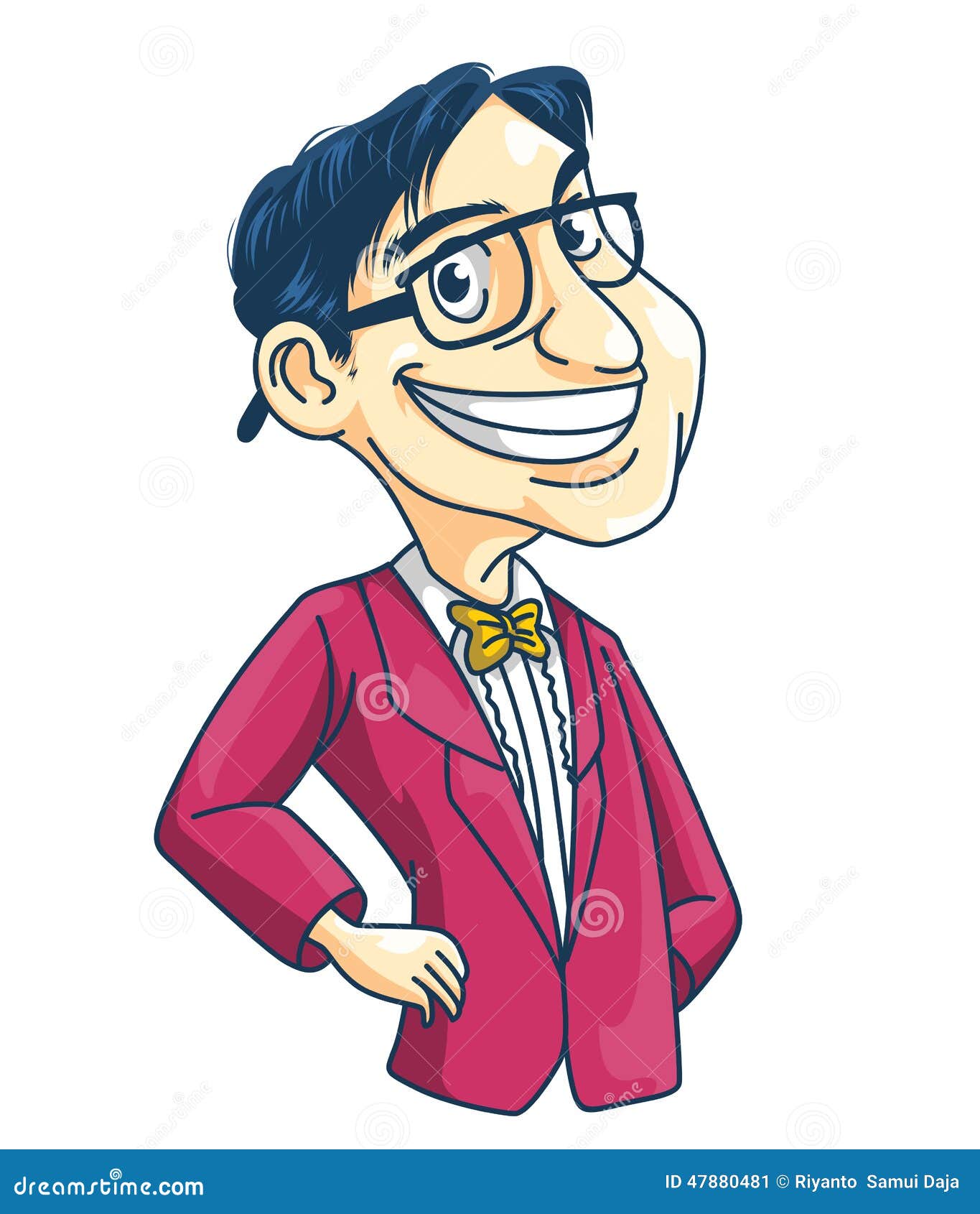 Nerd Boy stock vector. Illustration of child, smart, student - 47880481