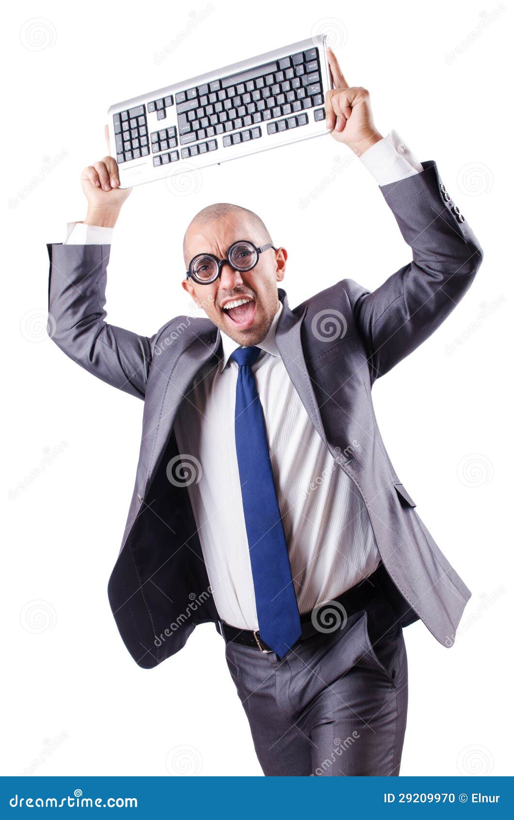 Nerd businessman stock photo. Image of happy, internet - 29209970