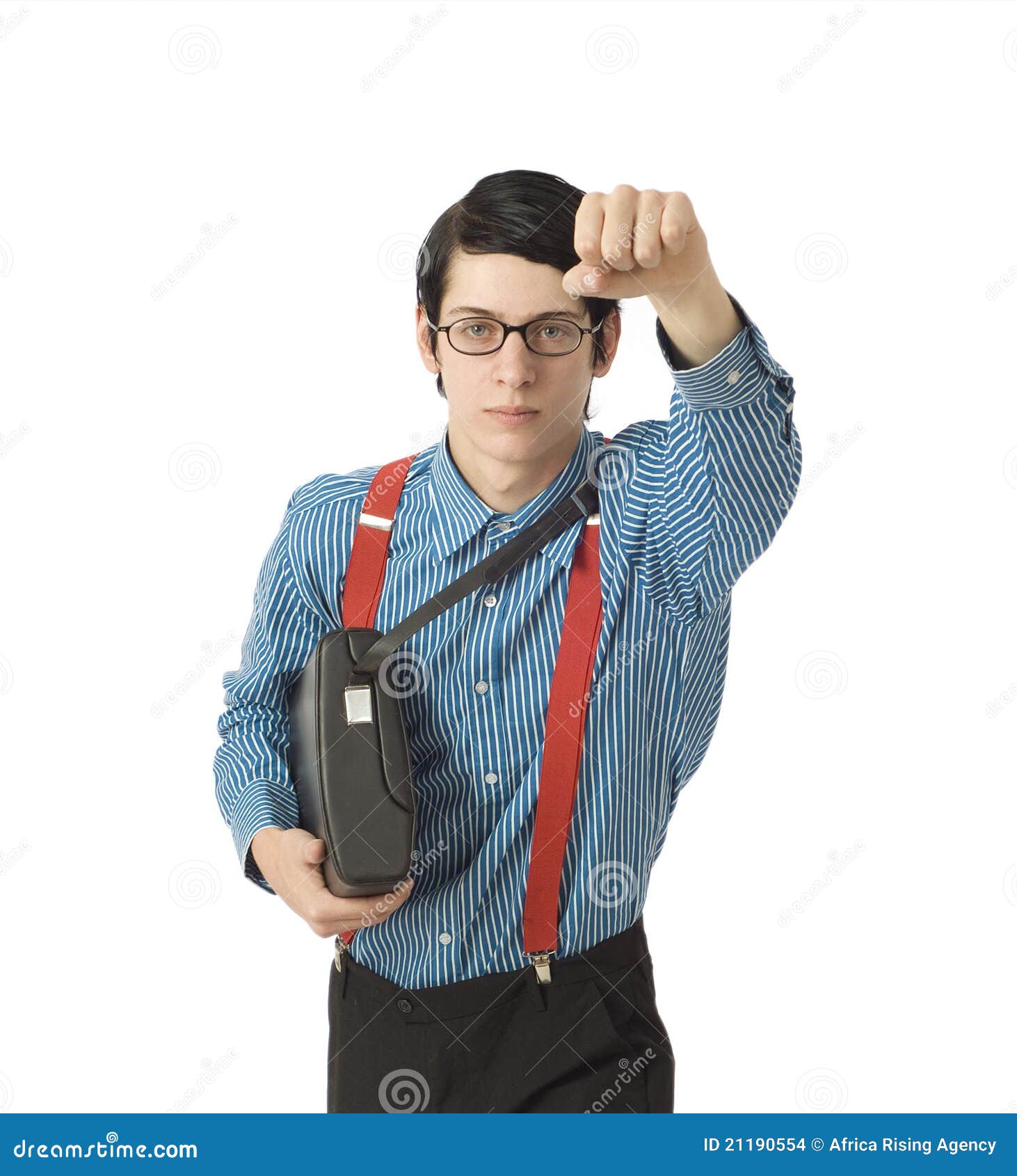 Nerd Businessman Superhero Stock Images - Image: 21190554