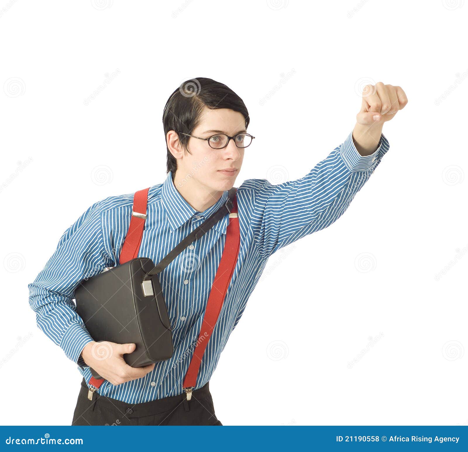 Nerd businessman superhero stock photo. Image of humor - 21190558