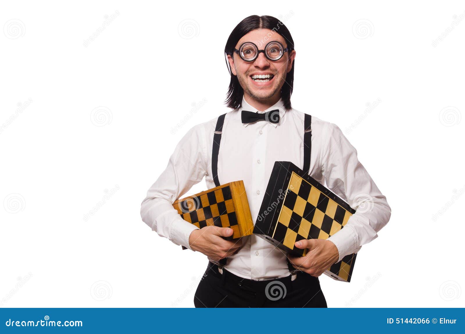 Nerd chess player stock photo. Image of intellectual - 51442066