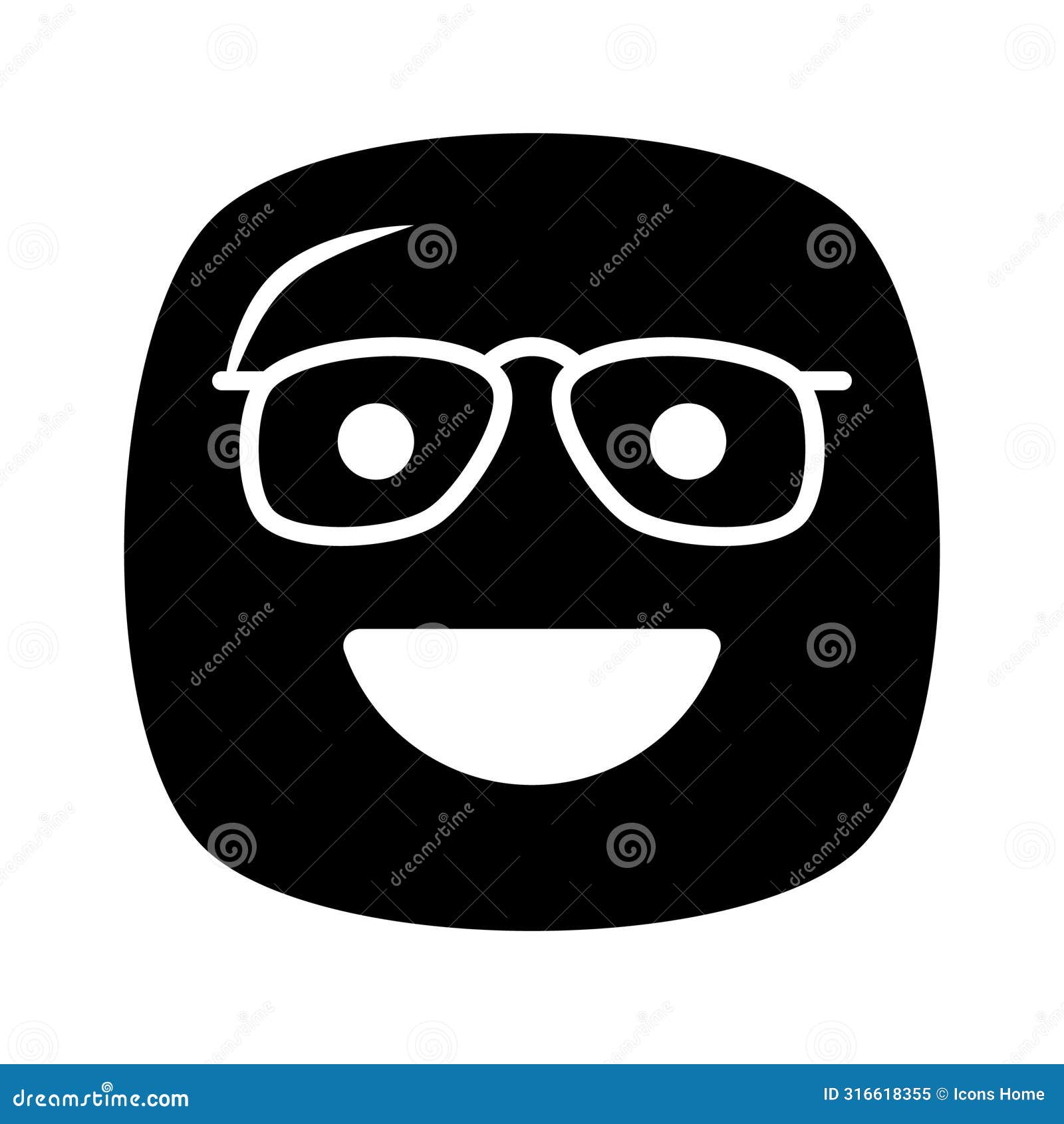 Nerd Emoji Icon Design, Ready for Premium Use Vector Stock Vector ...