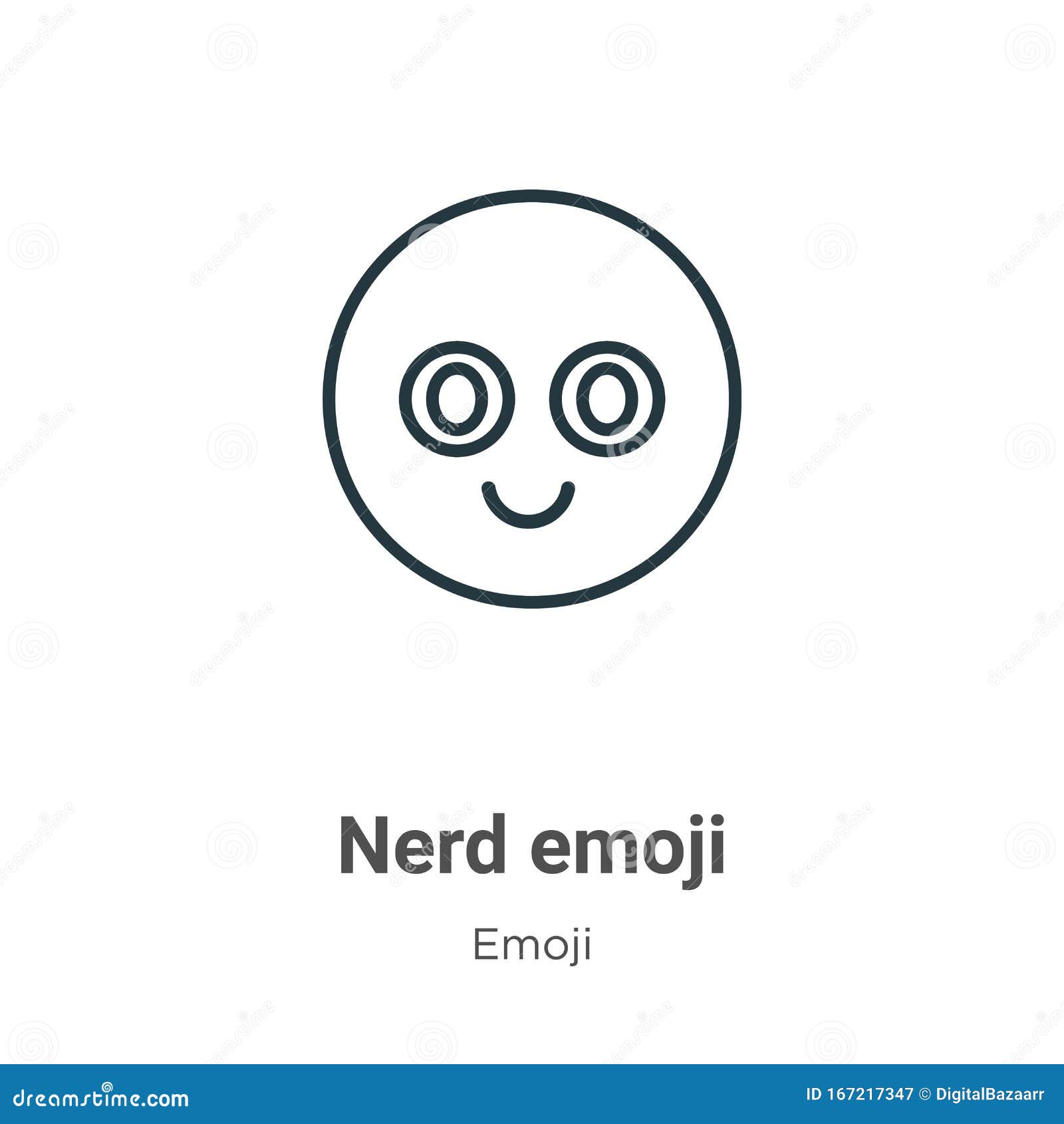 Nerd Emoji Outline Vector Icon. Thin Line Black Nerd Emoji Icon, Flat ... Nerd Emoji Outline Vector Icon. Thin Line Black Nerd Emoji Icon, Flat ...