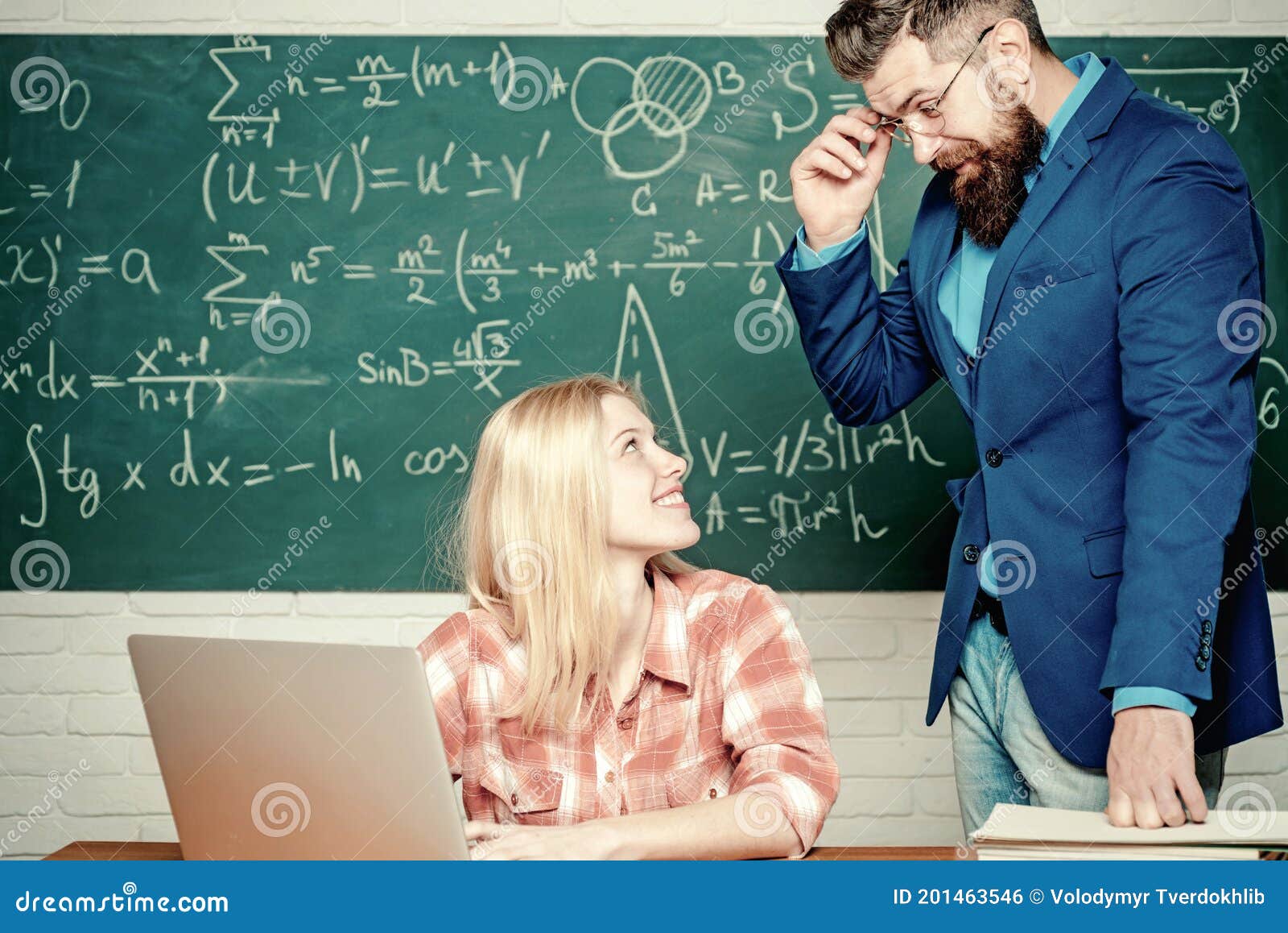 Nerd Funny Student Preparing for University Exams. Students Campus ...