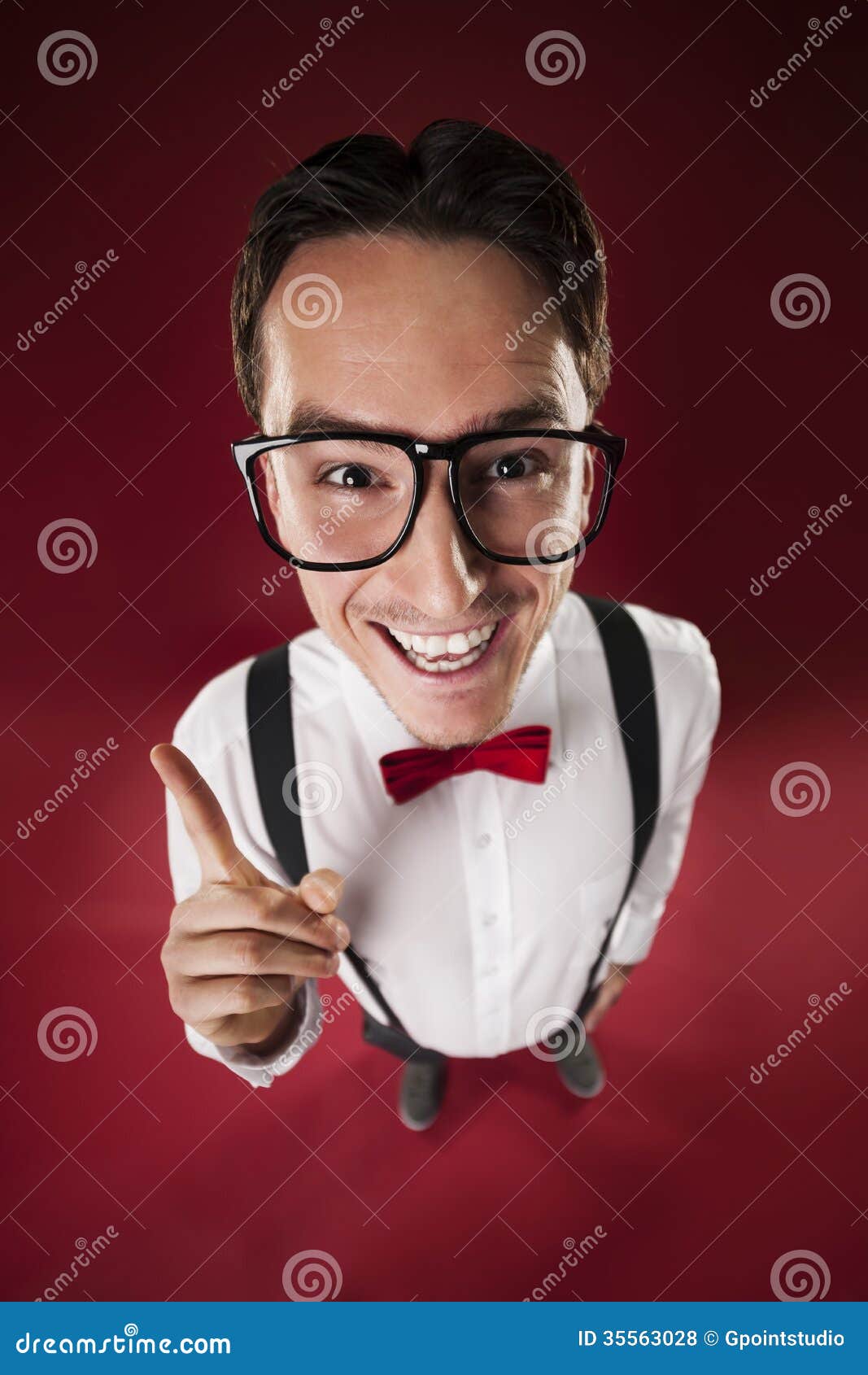 Nerd guy stock photo. Image of camera, enjoyment, cheerful - 35563028