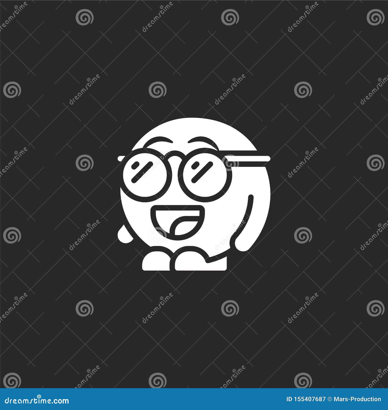 Nerd Icon. Filled Nerd Icon for Website Design and Mobile, App ...