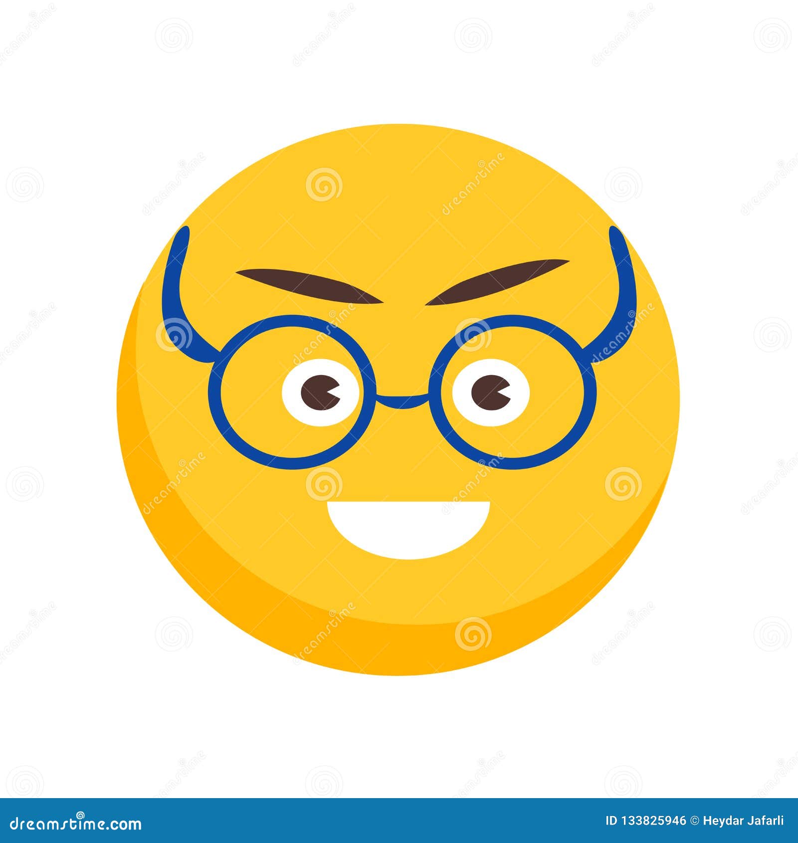 Nerd Icon Vector Isolated on White Background, Nerd Sign Stock Vector ...