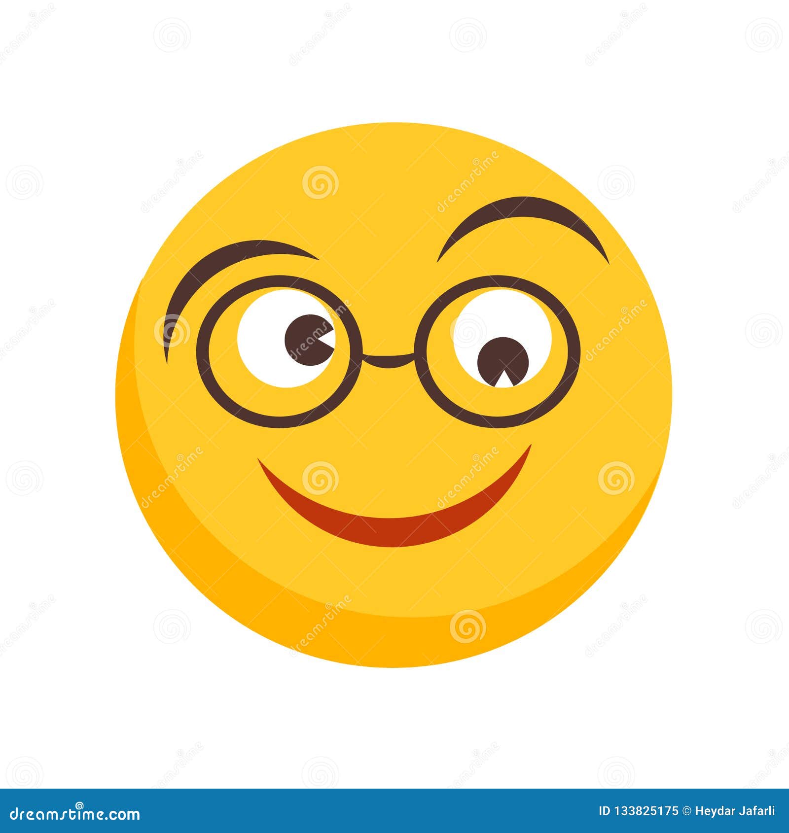 Nerd Icon Vector Isolated on White Background, Nerd Sign Stock Vector ...