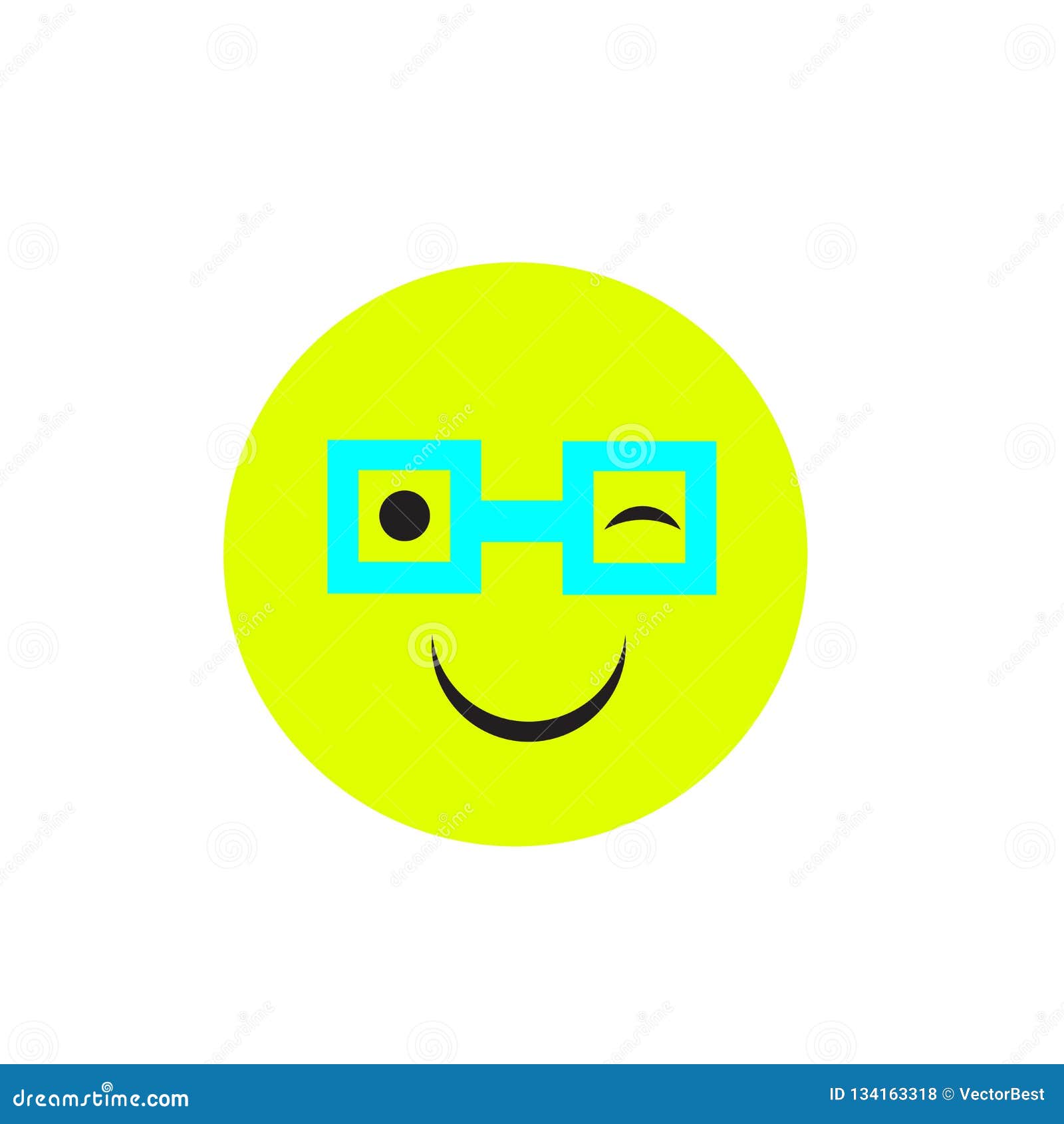 Nerd Icon Vector Sign and Symbol Isolated on White Background, Nerd ...