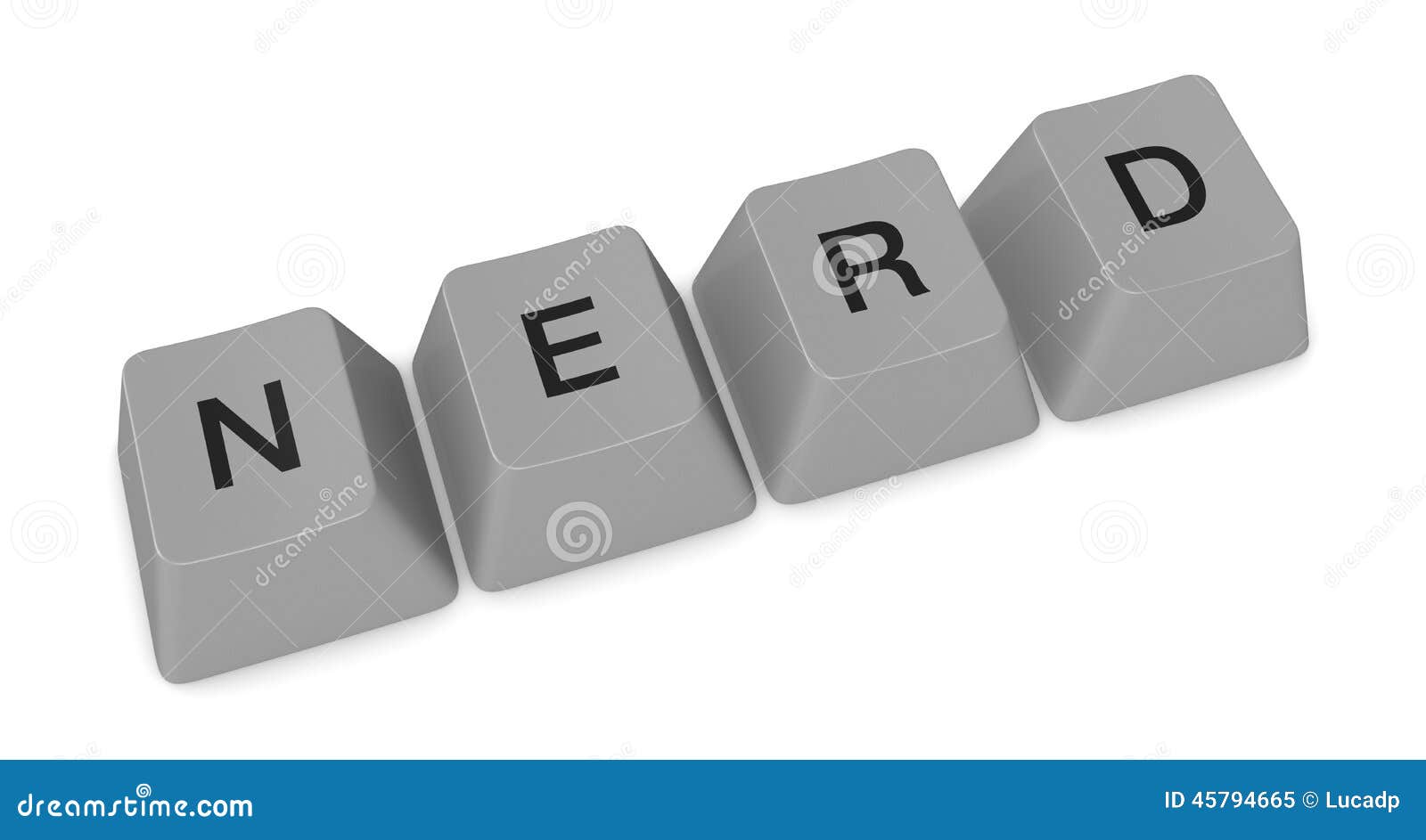 Nerd stock illustration. Illustration of stereotype, grey - 45794665