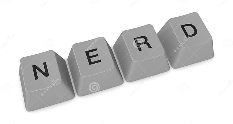 Nerd stock illustration. Illustration of stereotype, grey - 45794665