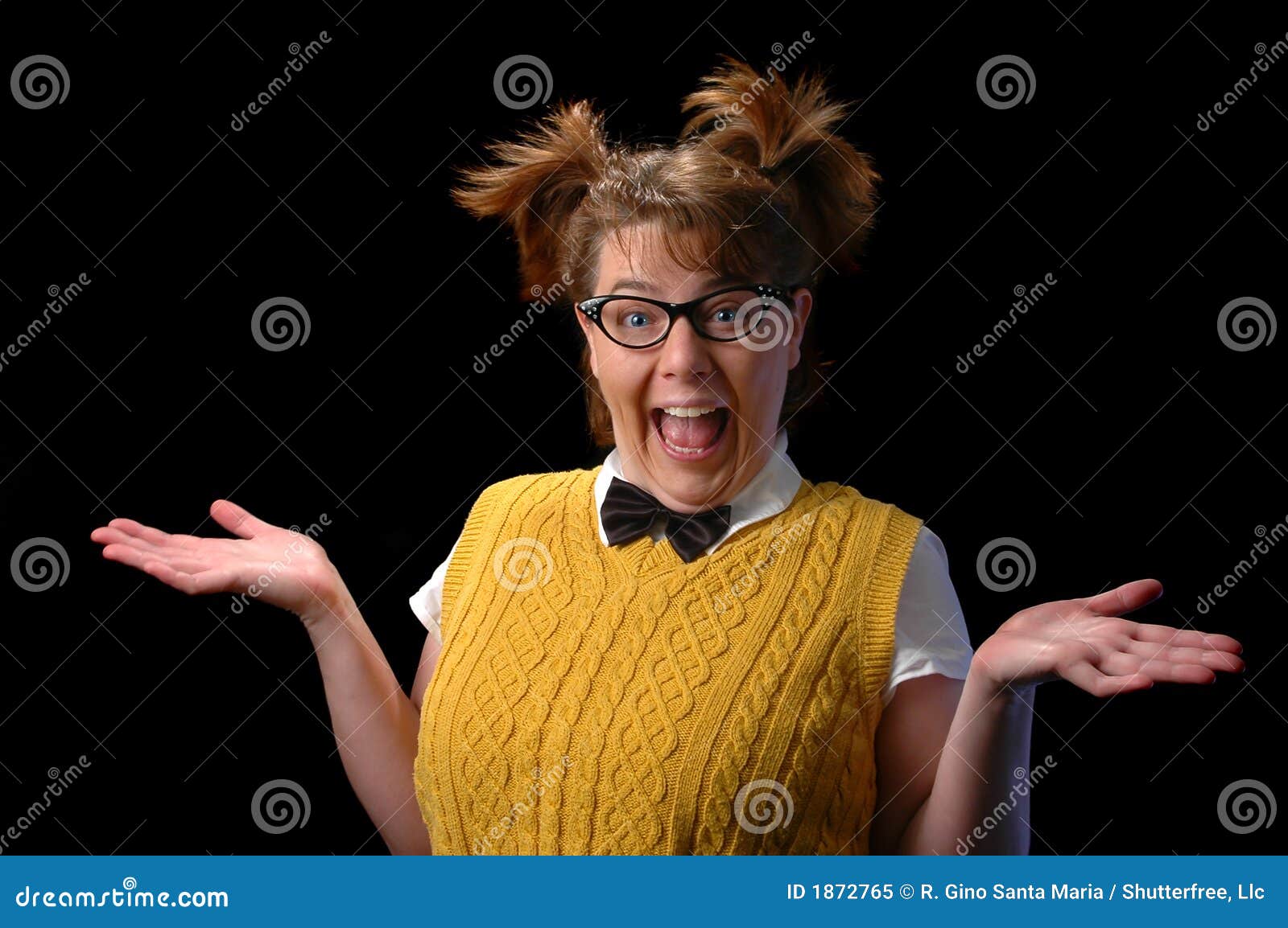 Nerd Laughing Royalty Free Stock Photo - Image: 1872765