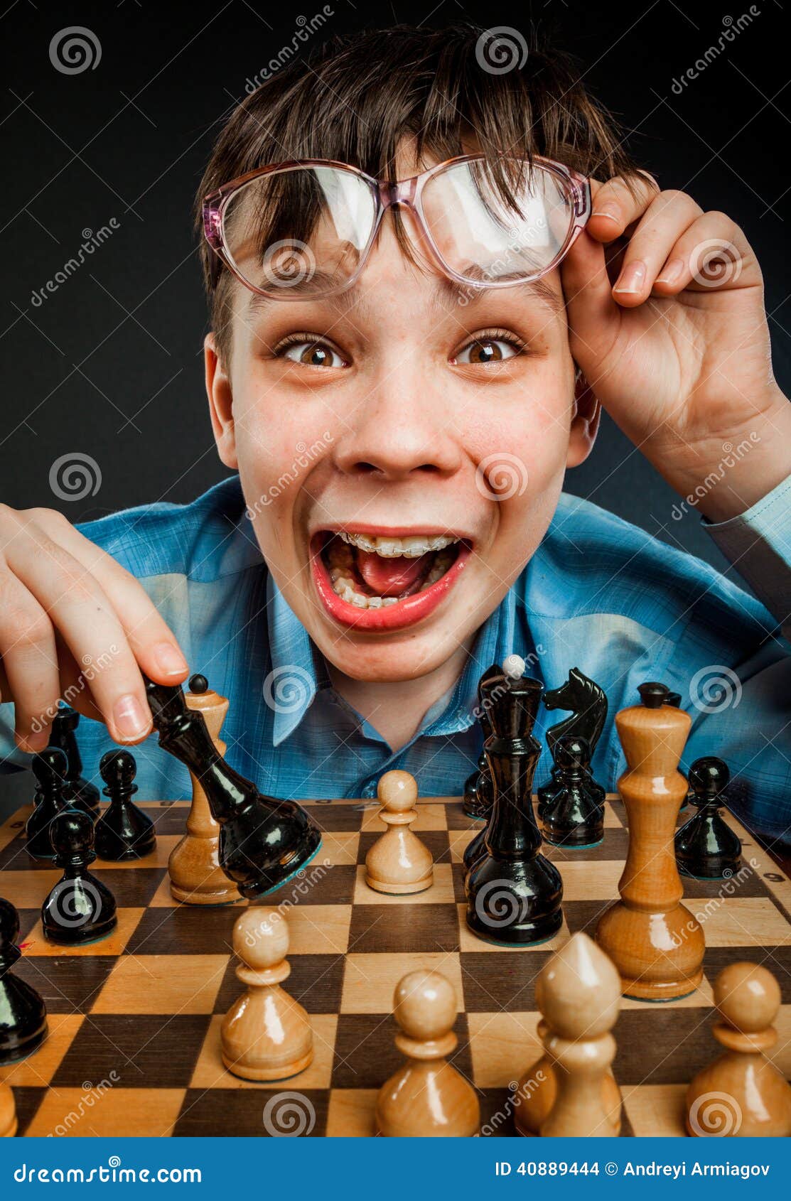 Nerd play chess stock photo. Image of hobbies, leisure - 40889444