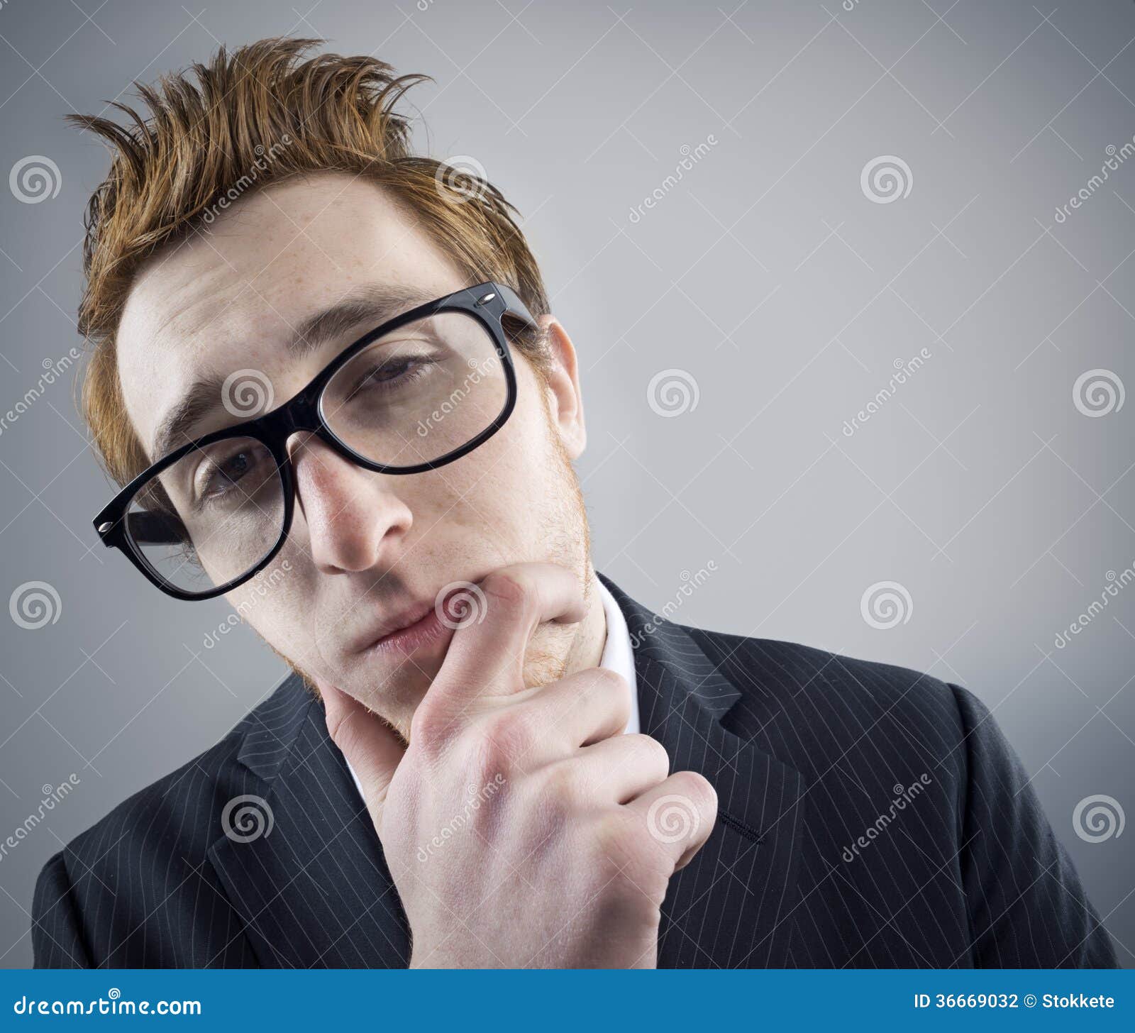 Nerd portrait stock photo. Image of looking, mans, people - 36669032