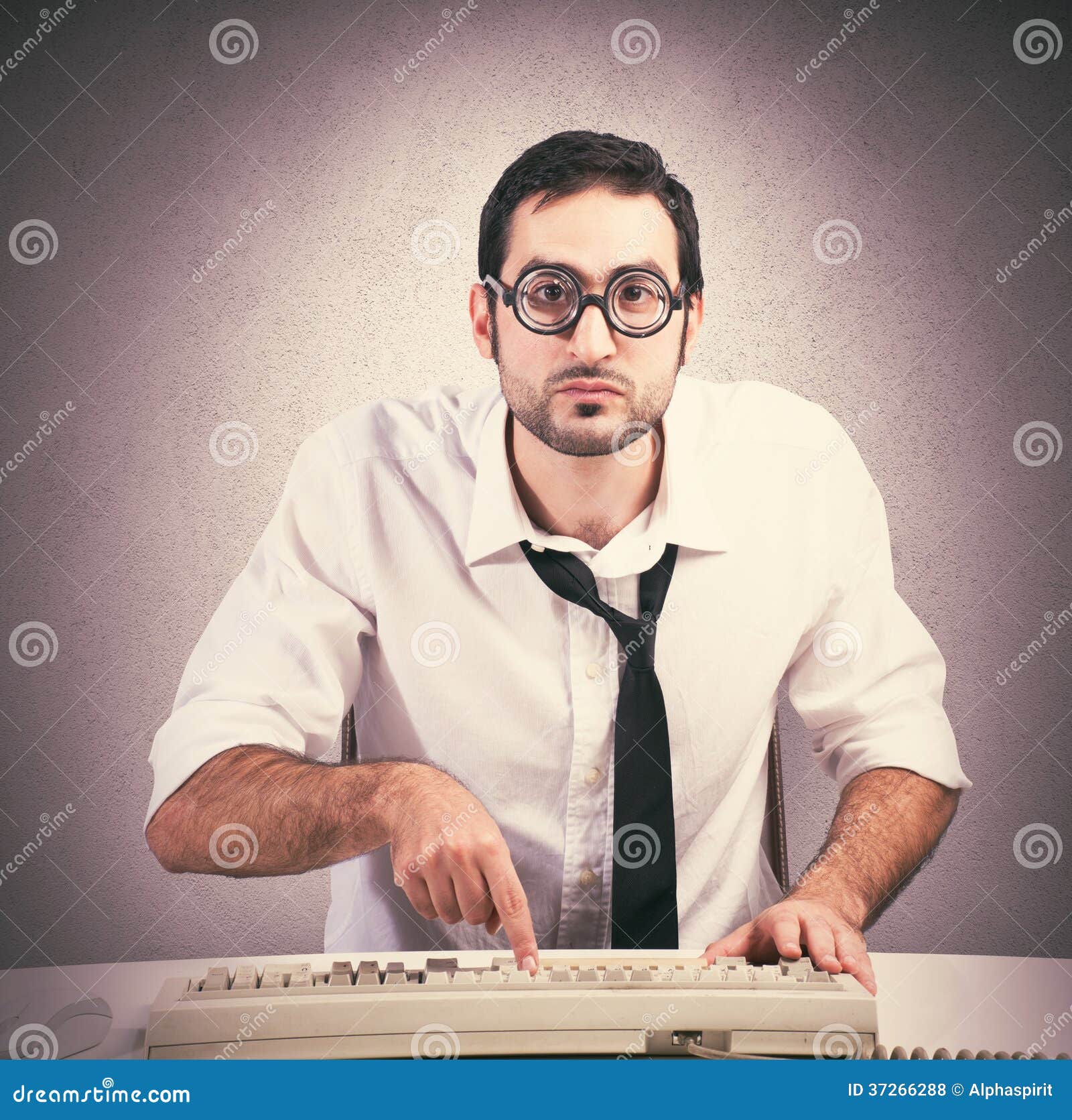 Nerd programmer stock photo. Image of application, genius - 37266288