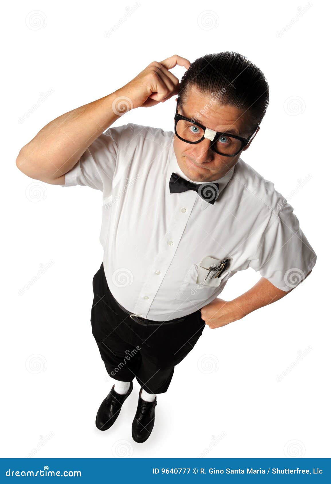 Man Scratching Head, Thinking With Brain Melting Into Many Lines ...