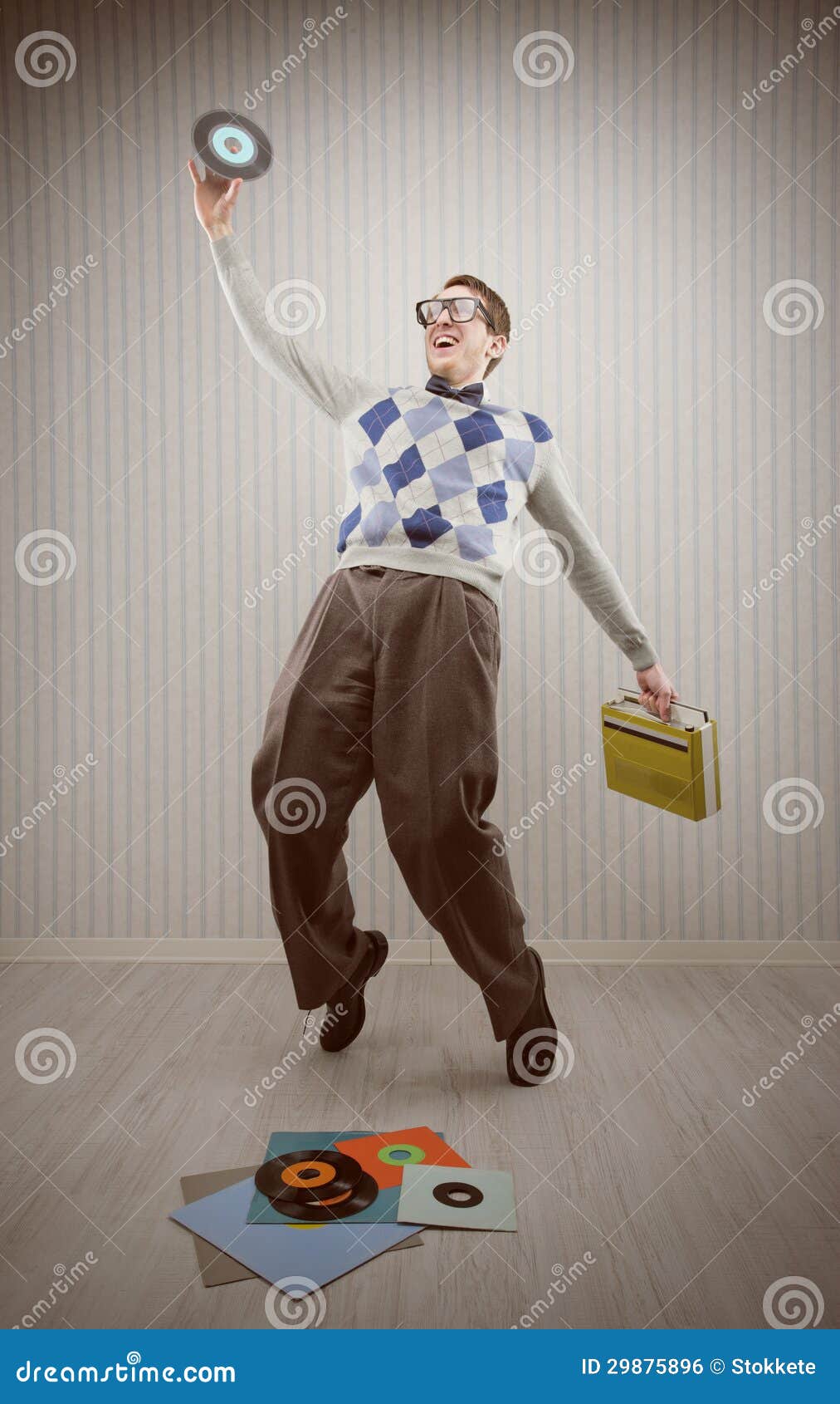 Nerd dancer stock photo. Image of eccentric, papillon - 29875896