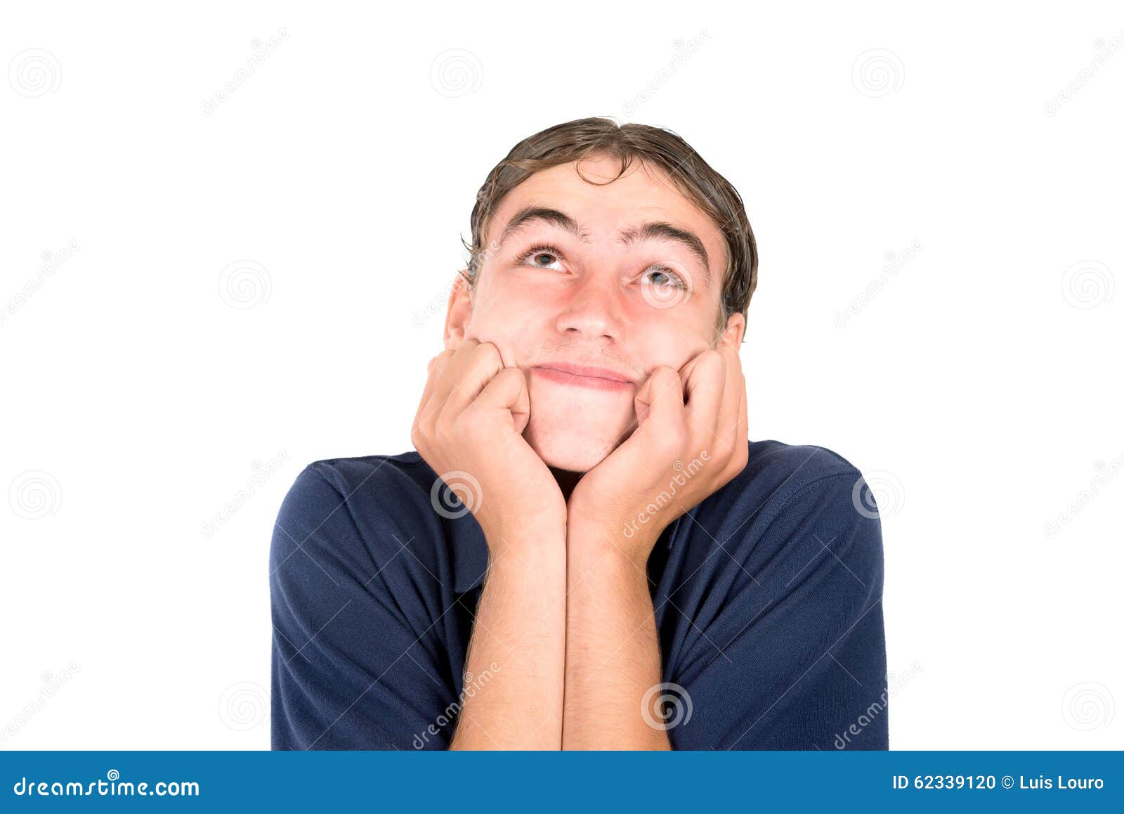 Nerd thinking stock photo. Image of joyful, people, geek - 62339120