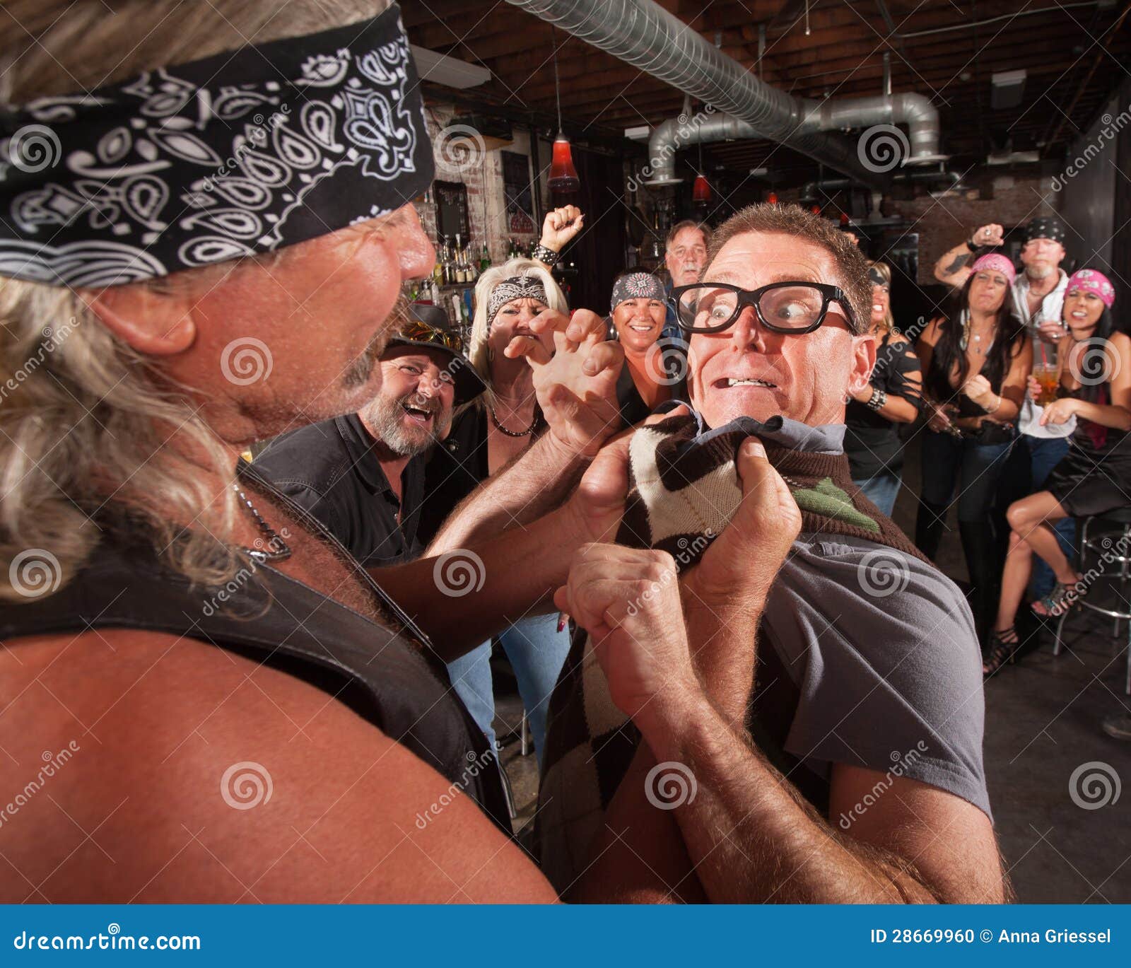 Nerd Threatens Bully stock photo. Image of afraid, european - 28669960