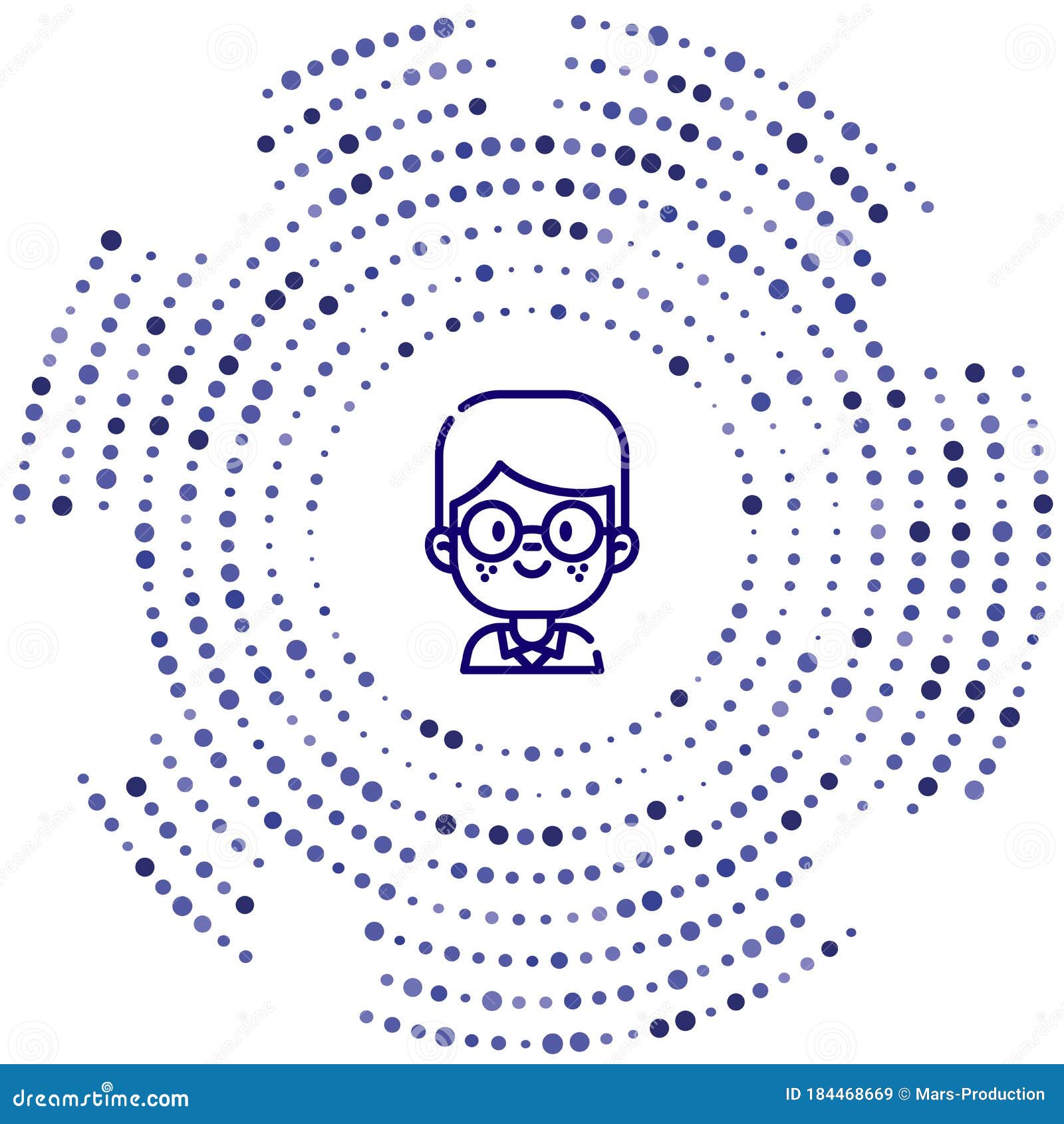 Nerd Vector Icon. Nerd Editable Stroke. Nerd Linear Symbol for Use on ...