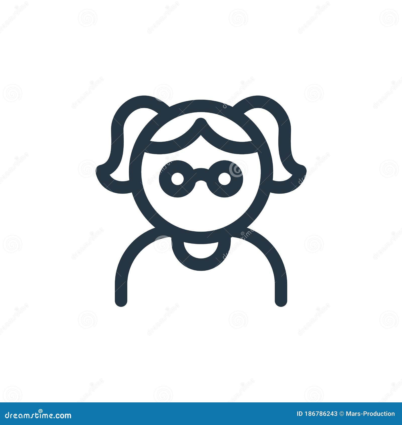 Nerd Vector Icon. Nerd Editable Stroke. Nerd Linear Symbol for Use on ...
