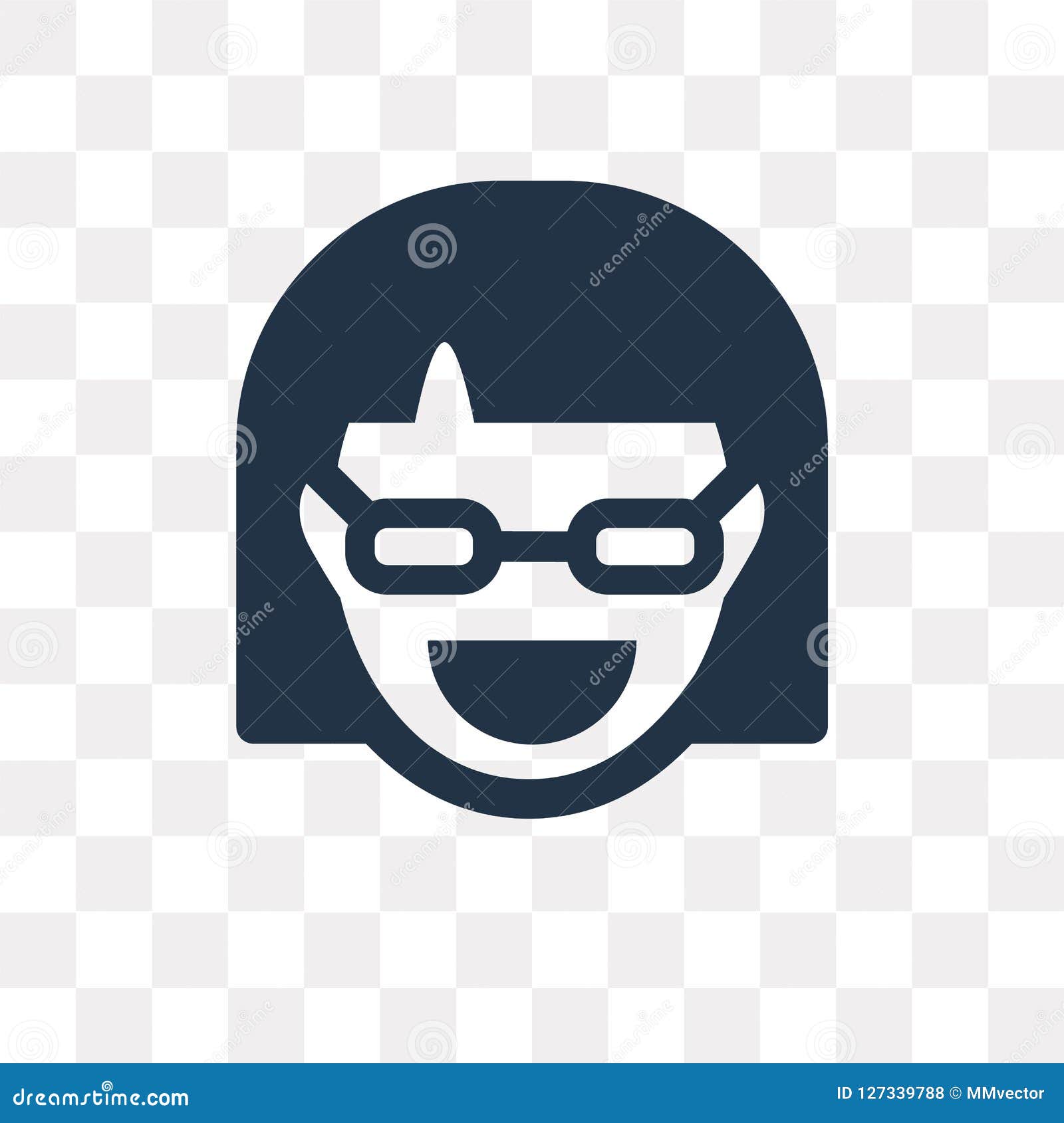 Nerd Vector Icon Isolated On Transparent Background, Nerd Trans Stock ...