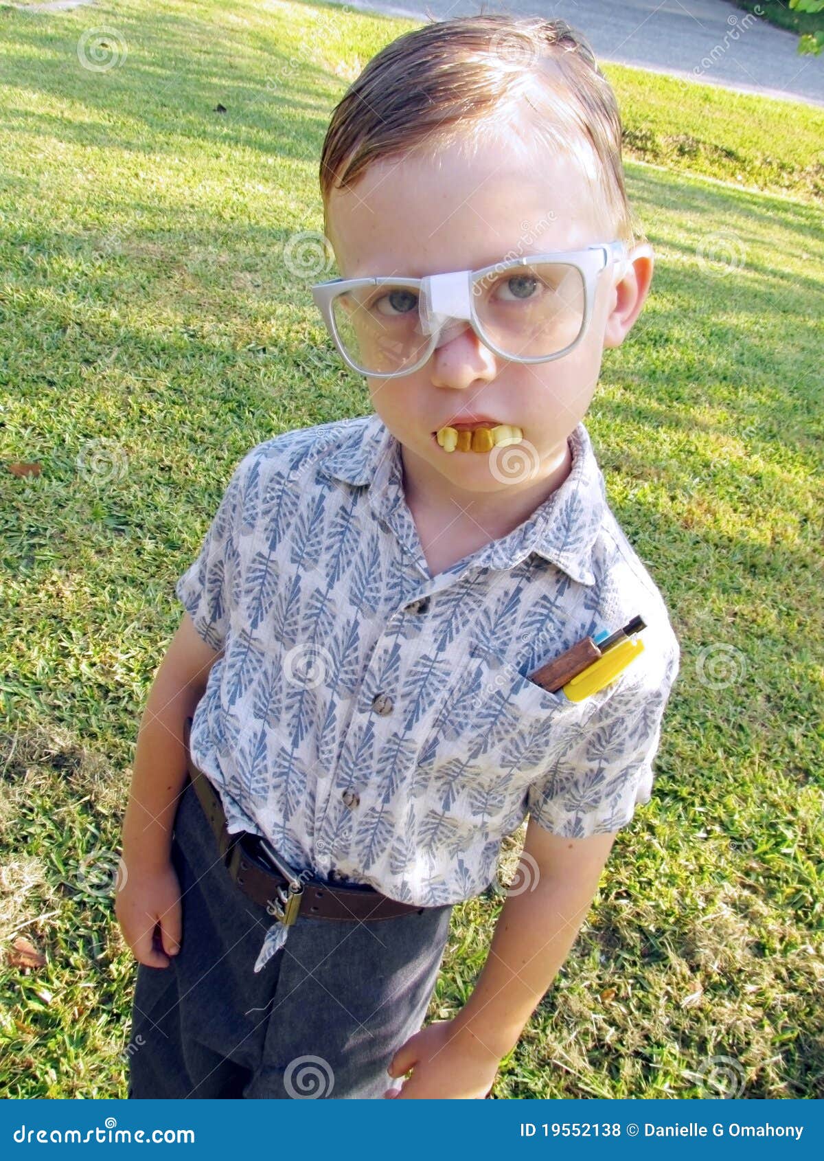 Nerdy Little Boy Royalty Free Stock Photos - Image: 19552138