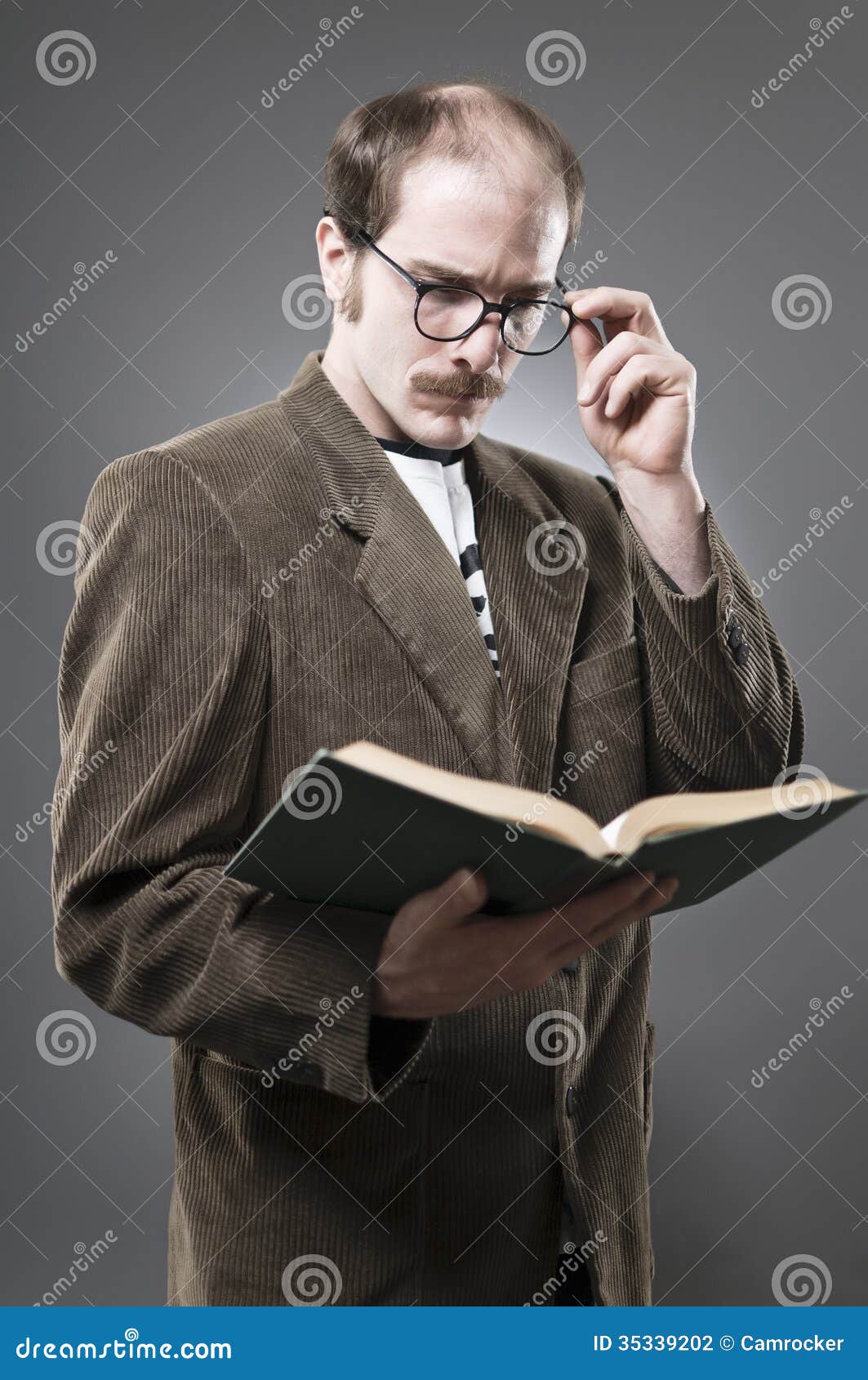 Nerdy Uptight Professor stock photo. Image of adult, professor - 35339202