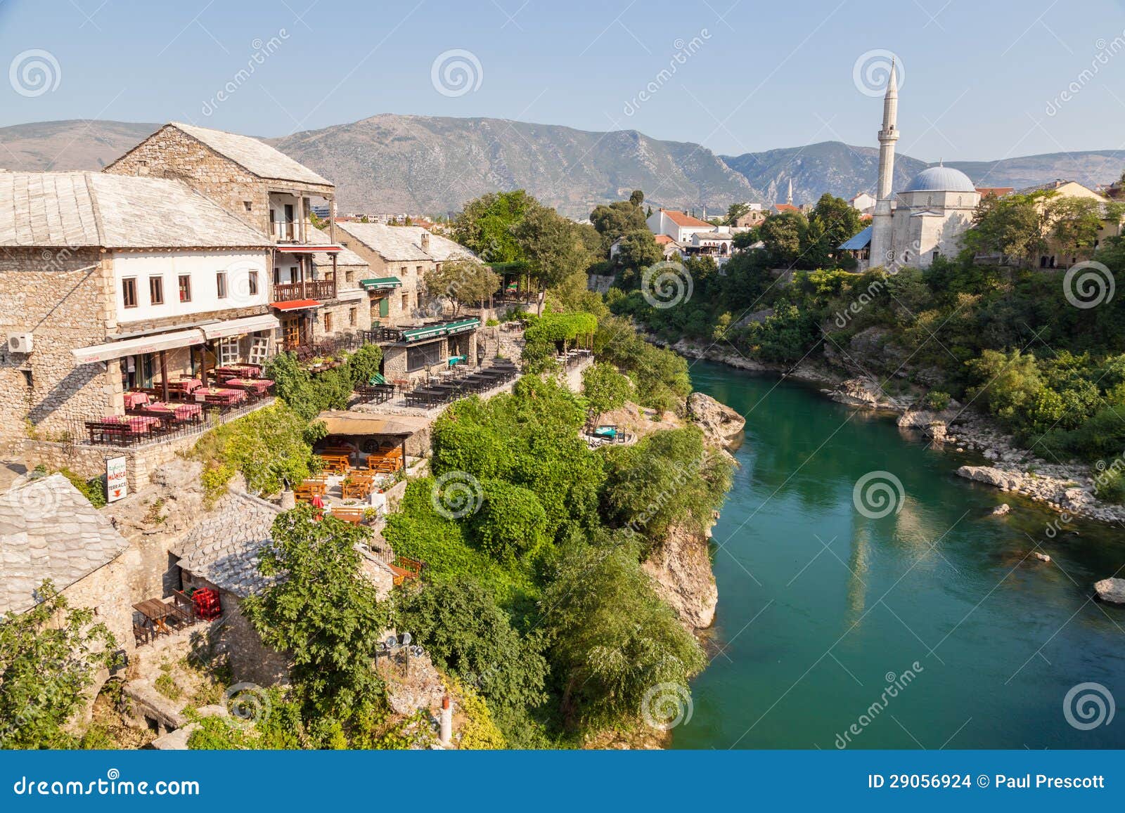 Neretva river editorial stock image. Image of historic - 29056924