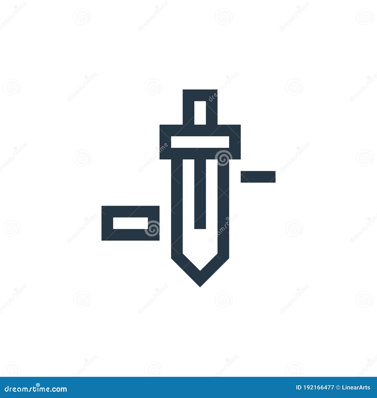 Nerf Icon Vector from Esports Concept. Thin Line Illustration of Nerf ...