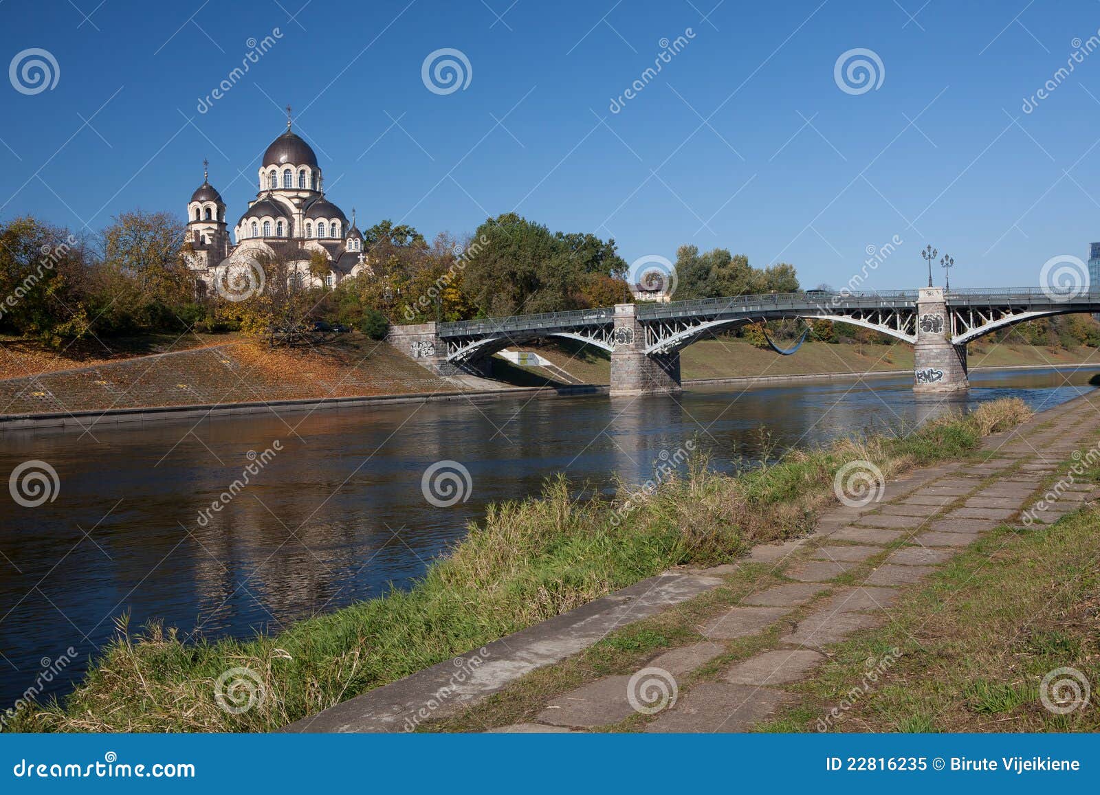 Neris river in Vilnius stock image. Image of vilnius - 22816235